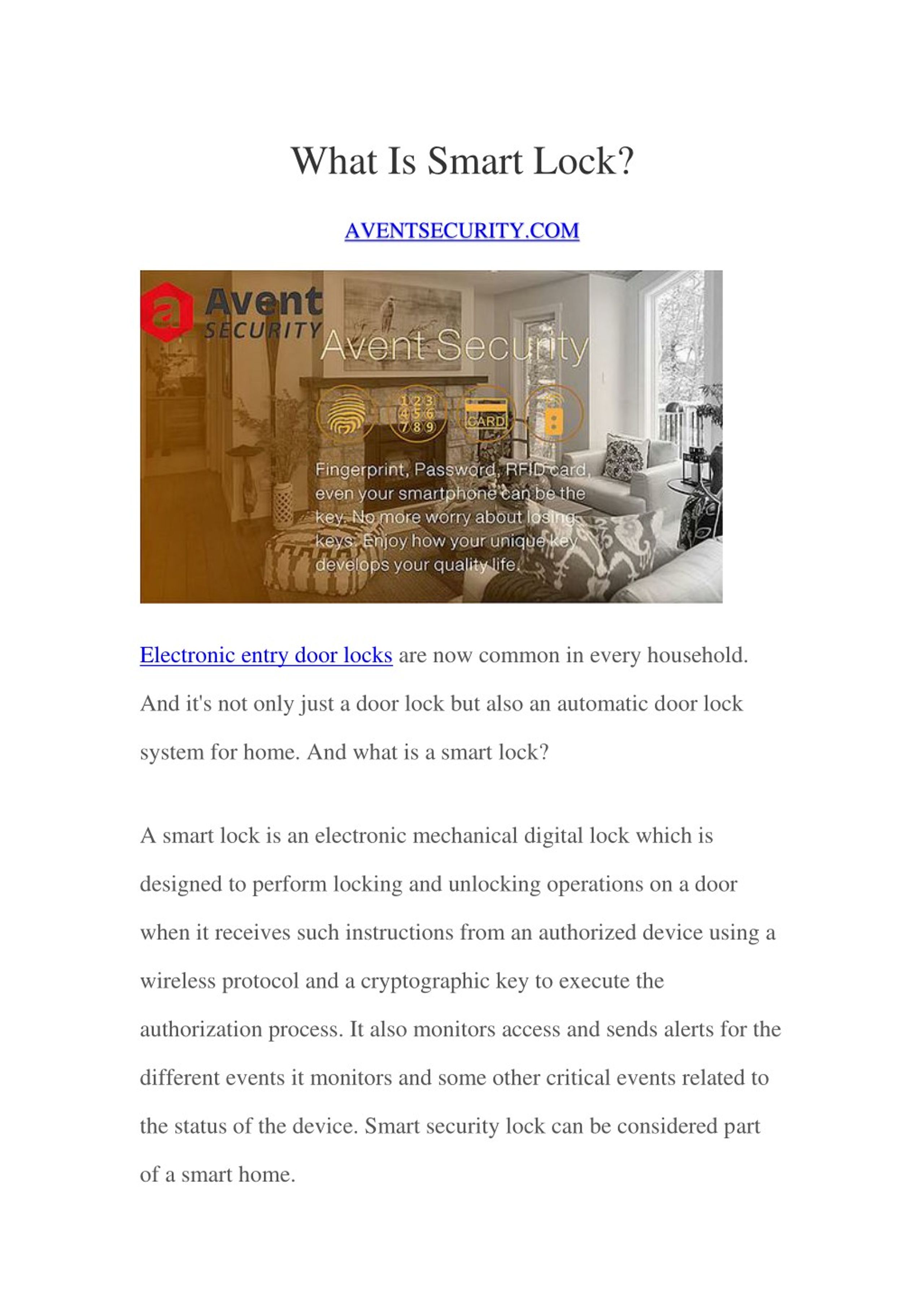 PPT - What Is Smart Lock? PowerPoint Presentation, free download - ID ...