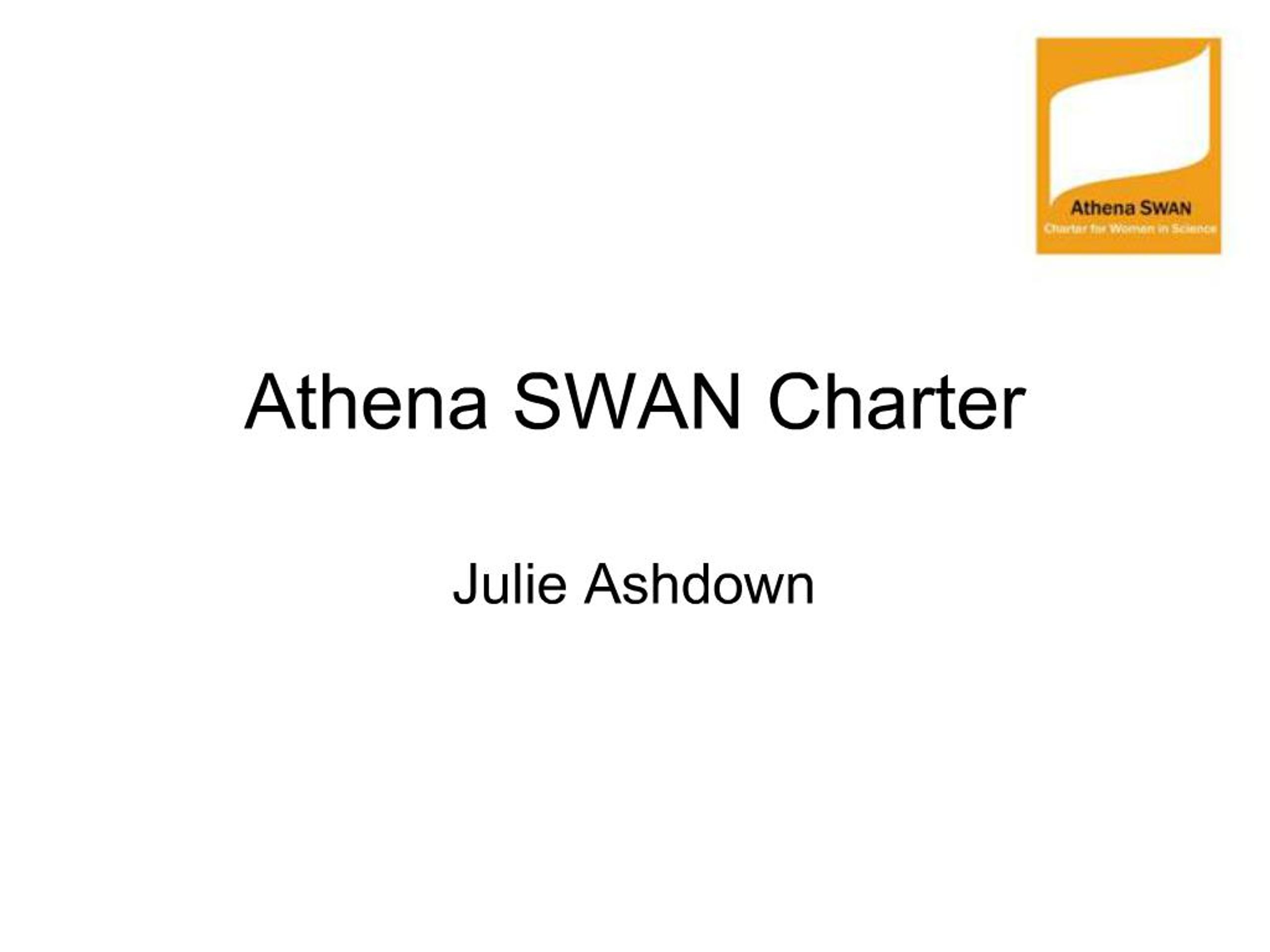 PPT - Athena SWAN Charter PowerPoint Presentation, free download - ID ...