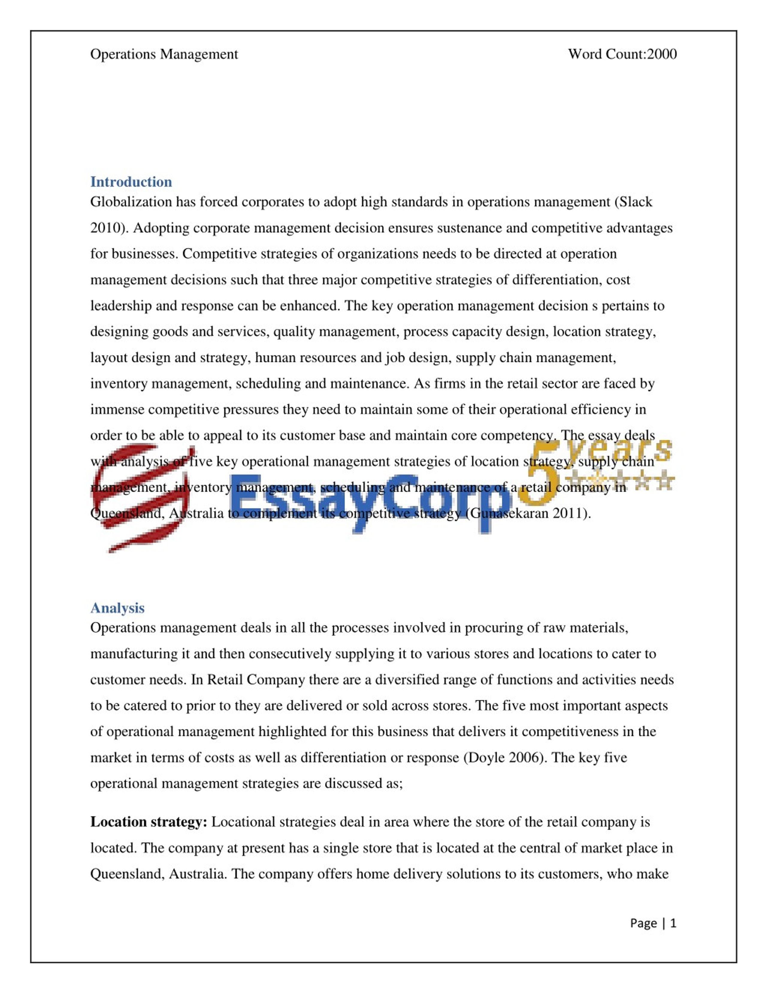 PPT - Operations Management PDF | Importance of Operations Management ...