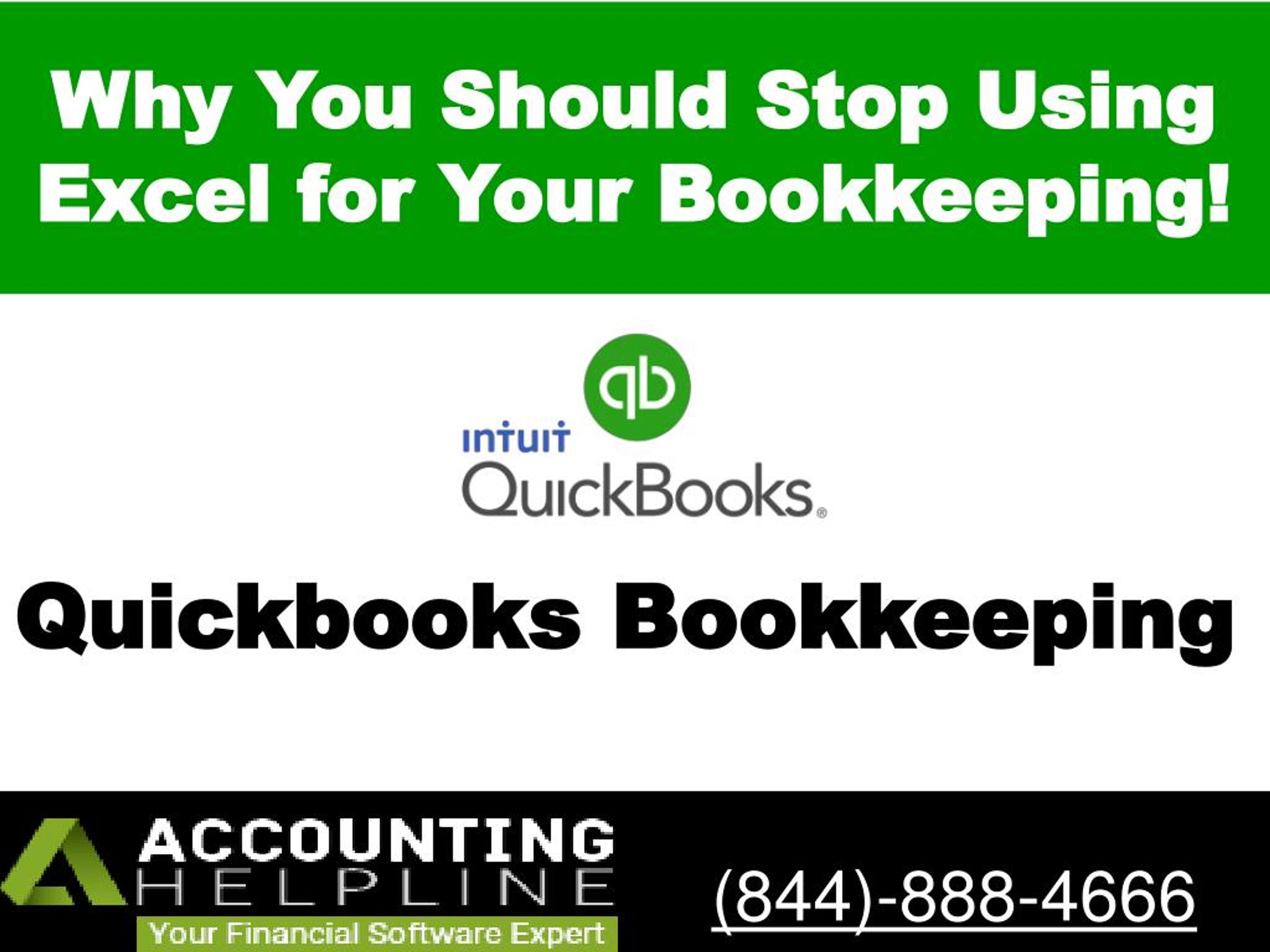 PPT - Why You Should Stop Using Excel for Your Bookkeeping ? PowerPoint ...