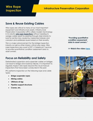PPT - Wire Rope Inspection PowerPoint Presentation, free download - ID ...
