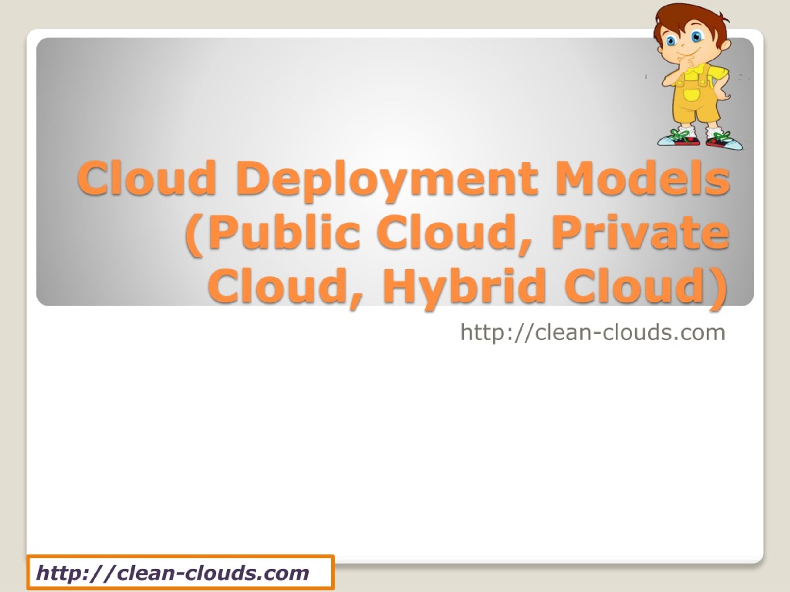 PPT - Cloud Deployment Models PowerPoint Presentation, free download ...