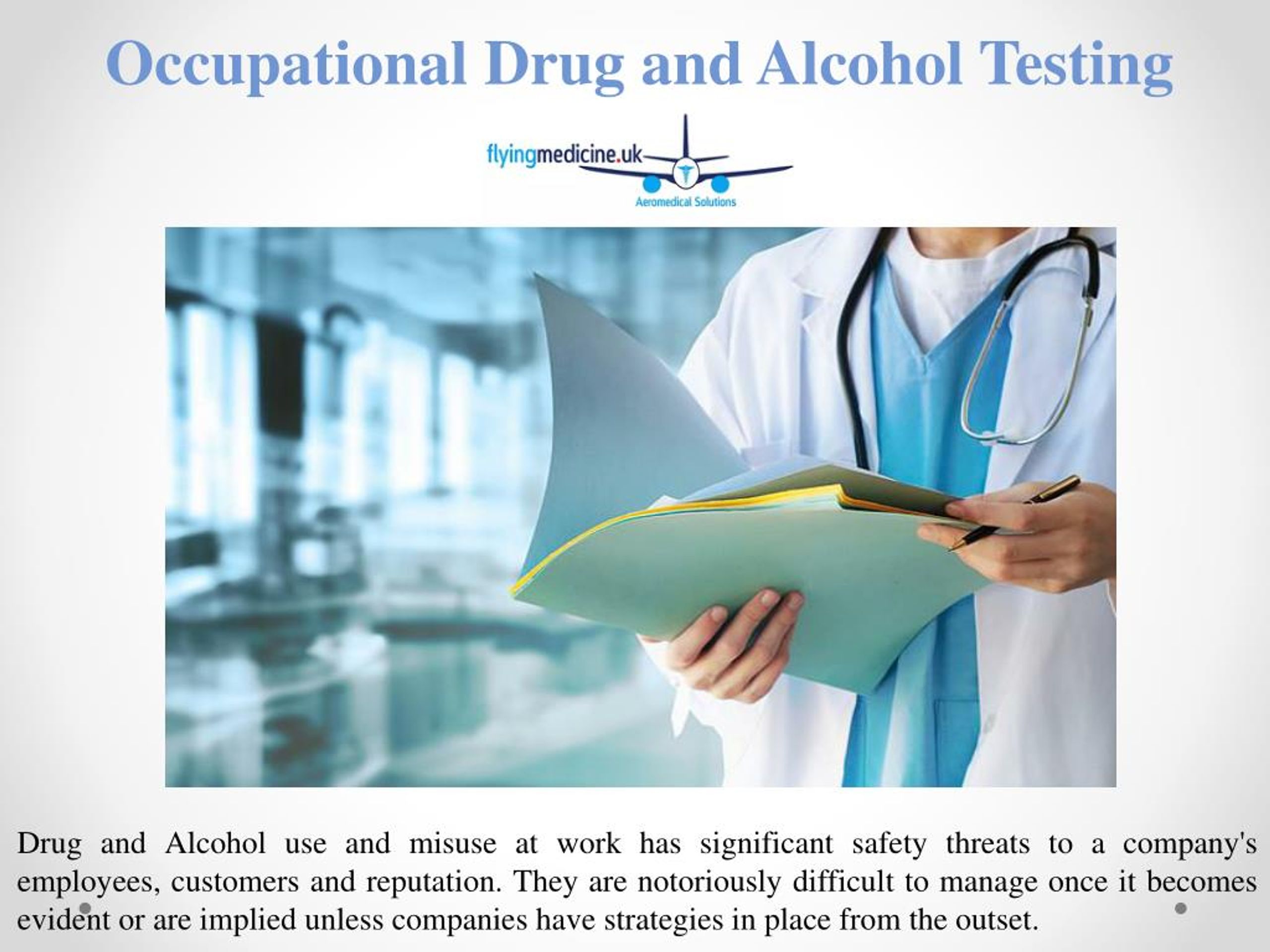 PPT - Occupational Drug and Alcohol testing PowerPoint Presentation ...