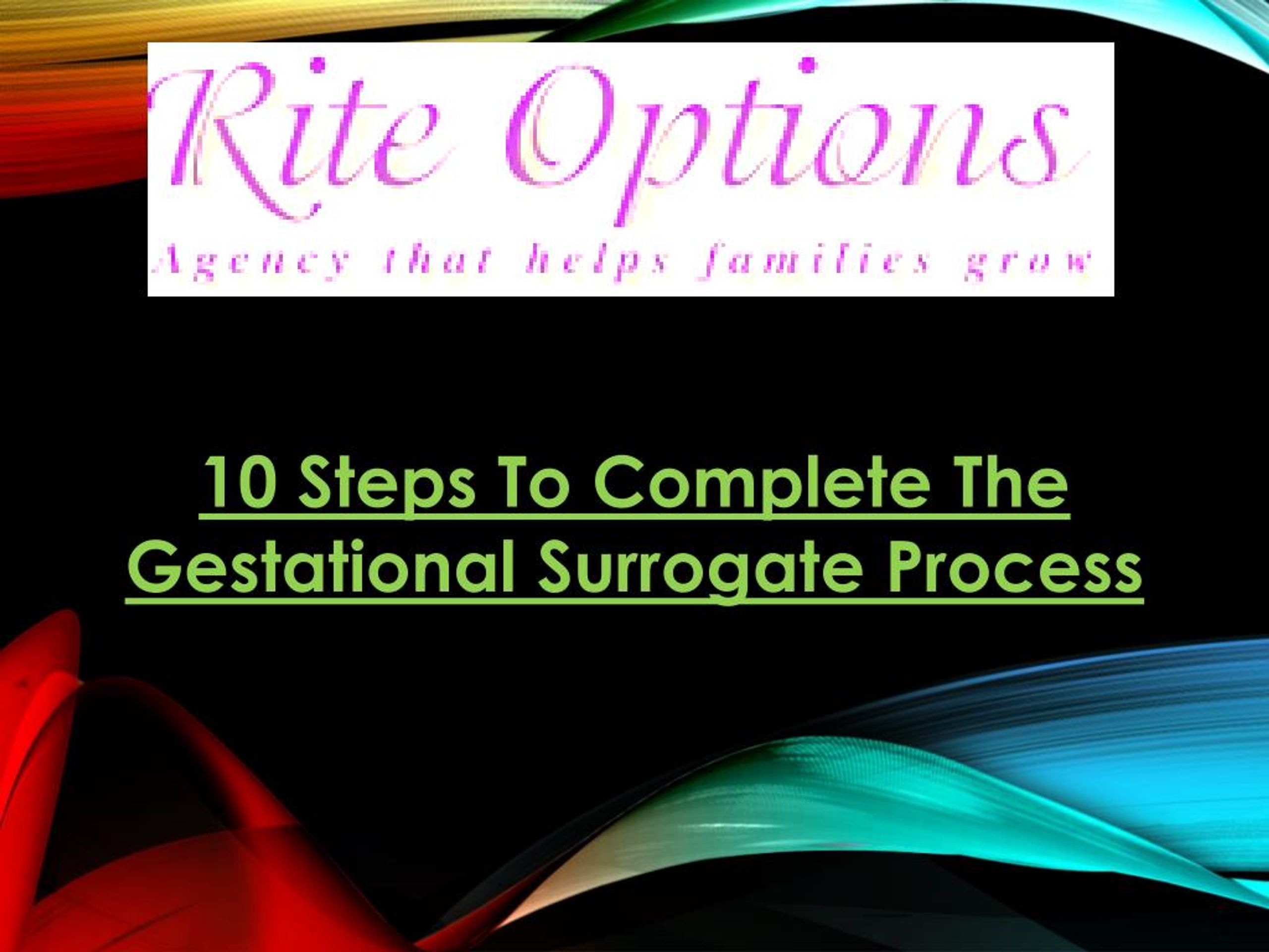 PPT - 10 Steps To Complete The Gestational Surrogate Process PowerPoint ...