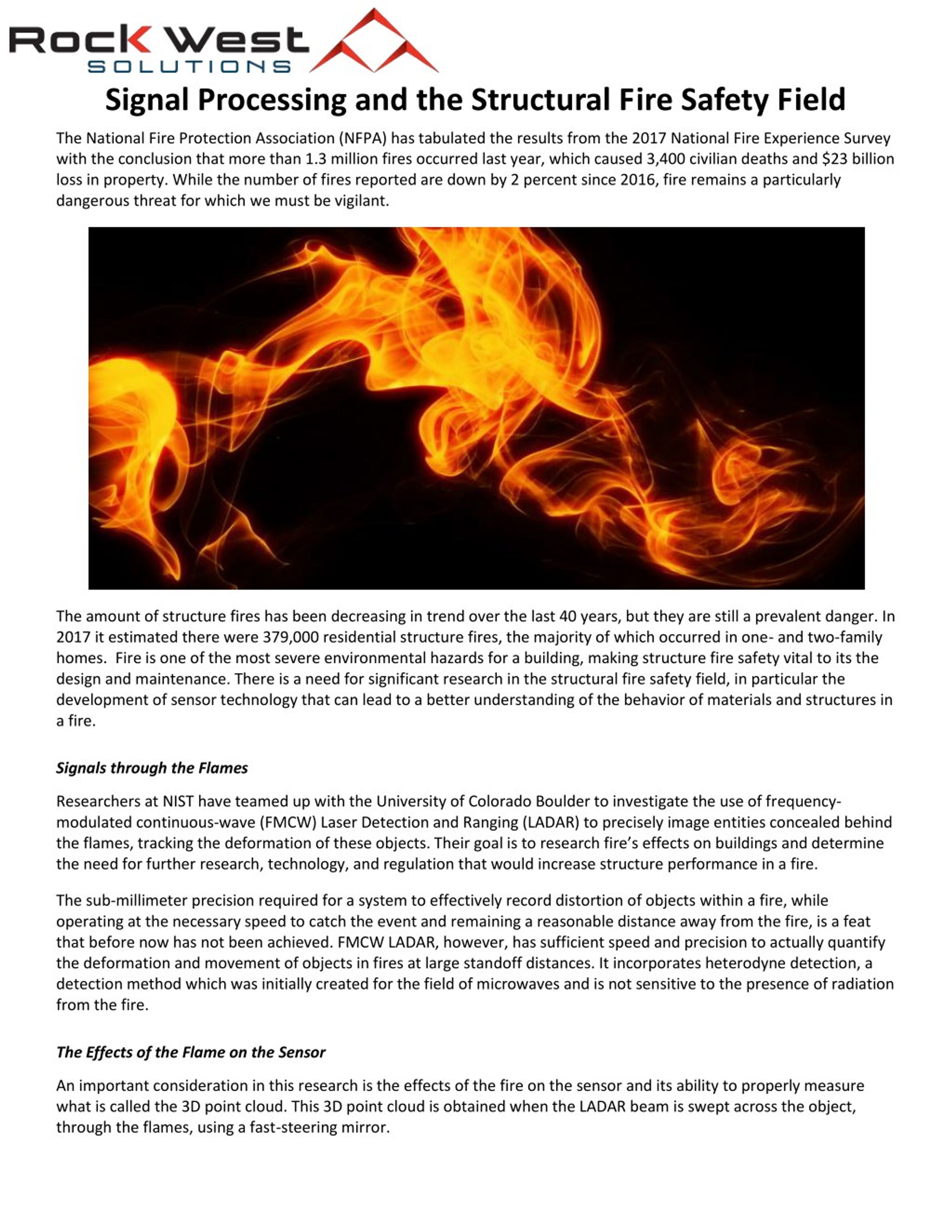 PPT - Signal Processing and the Structural Fire Safety Field PowerPoint ...