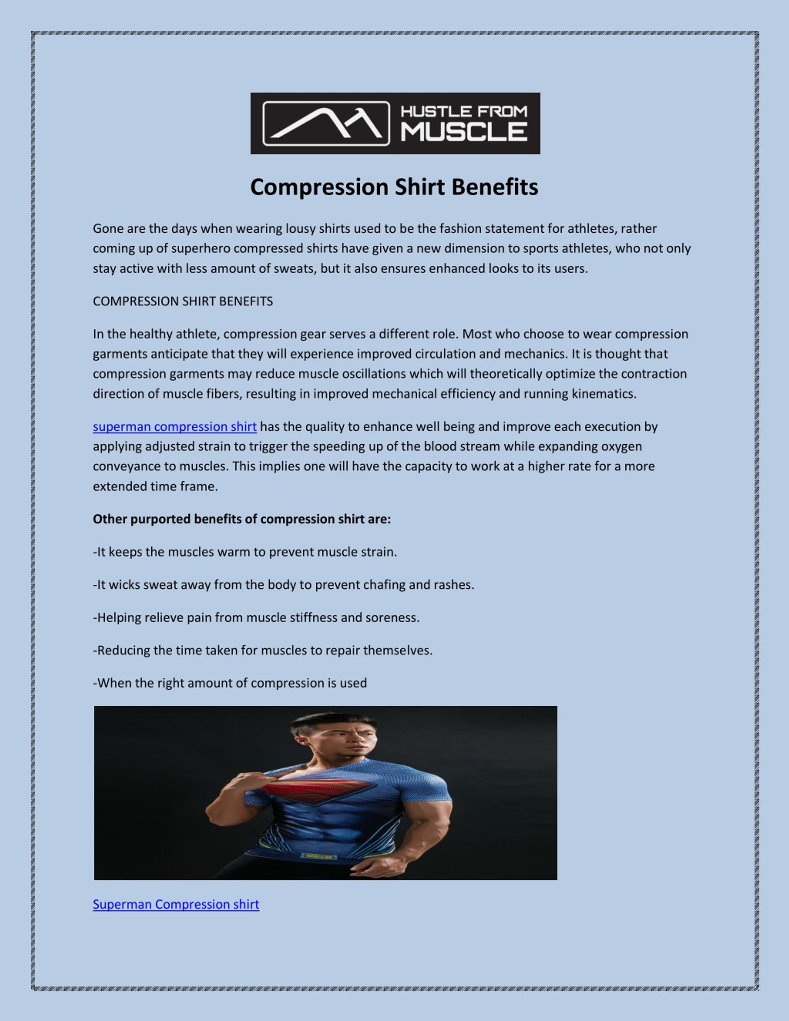 PPT - Compression shirt benefits PowerPoint Presentation, free download ...