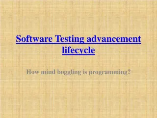 PPT - software testing life cycle PowerPoint Presentation, free ...
