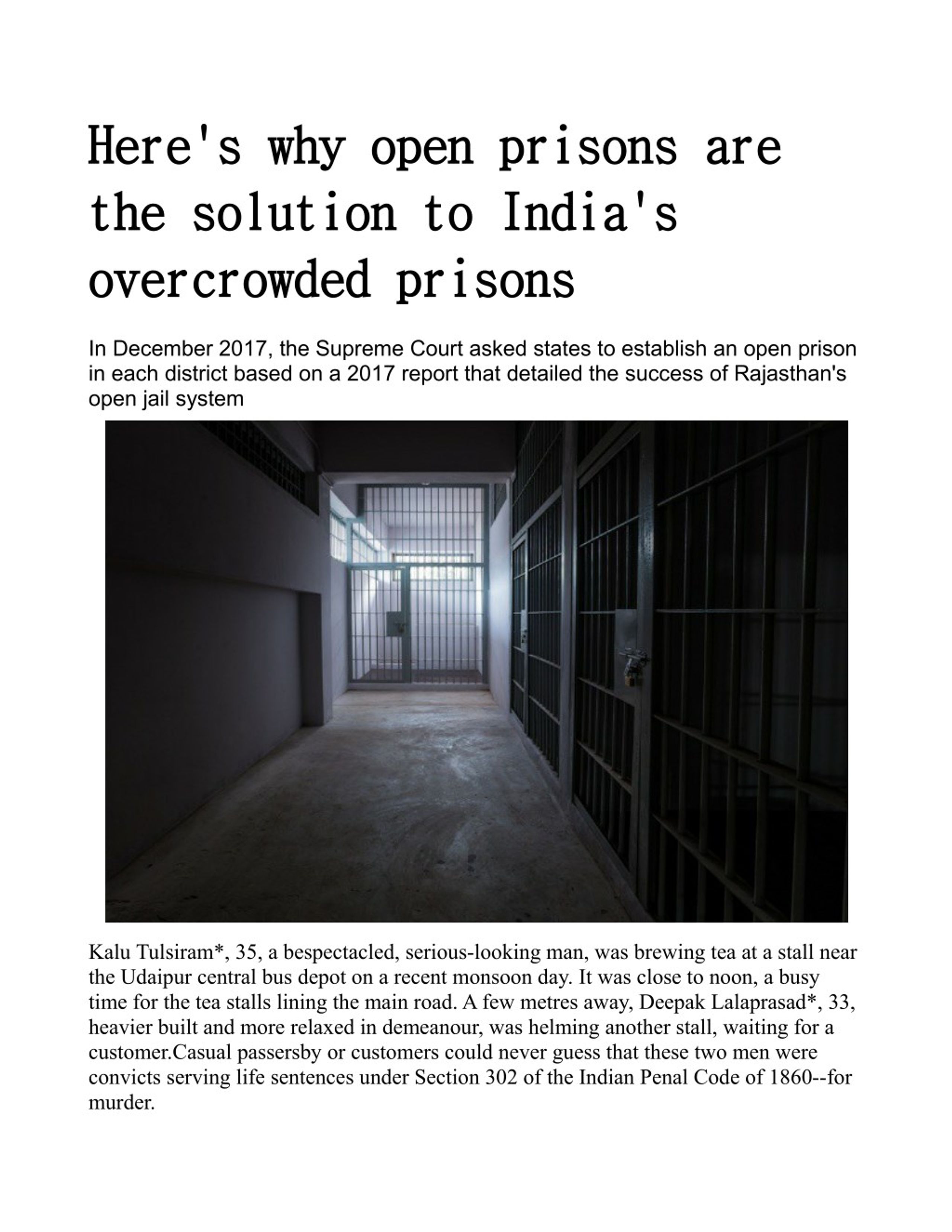 PPT - Here's why open prisons are the solution to India's overcrowded prisons PowerPoint ...
