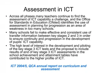 PPT - ICT in Assessment and Learning PowerPoint Presentation, free ...