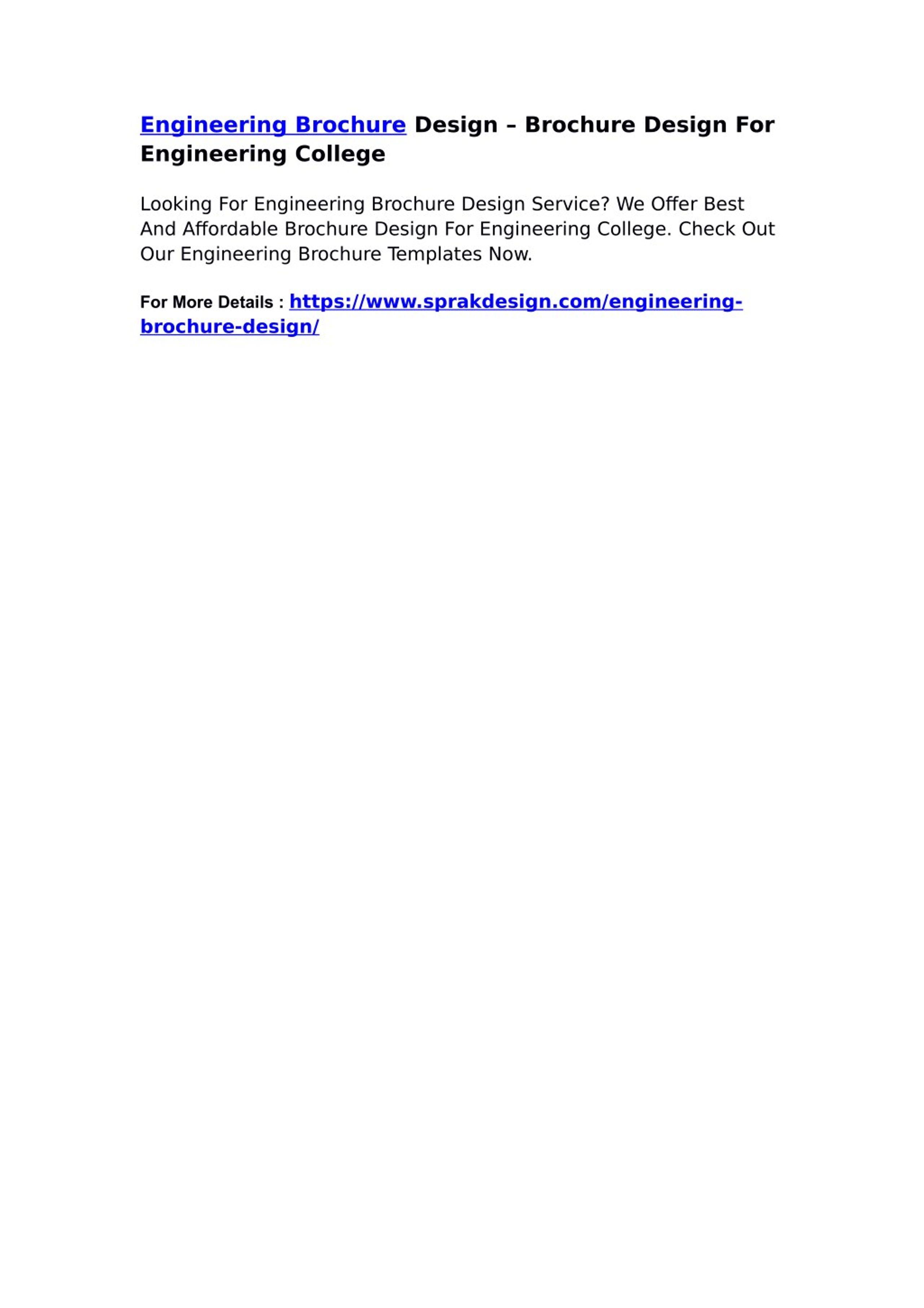 PPT - Engineering Brochure Design – Brochure Design For Engineering ...