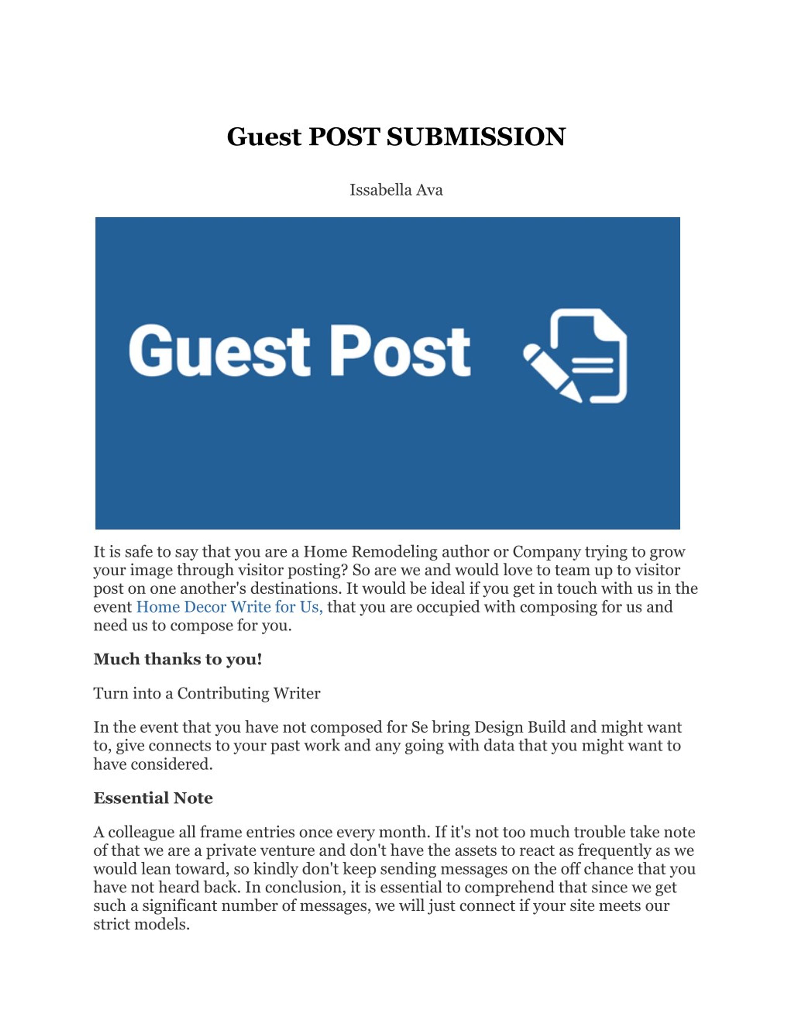 PPT - Guest POST SUBMISSION PowerPoint Presentation, free download - ID ...