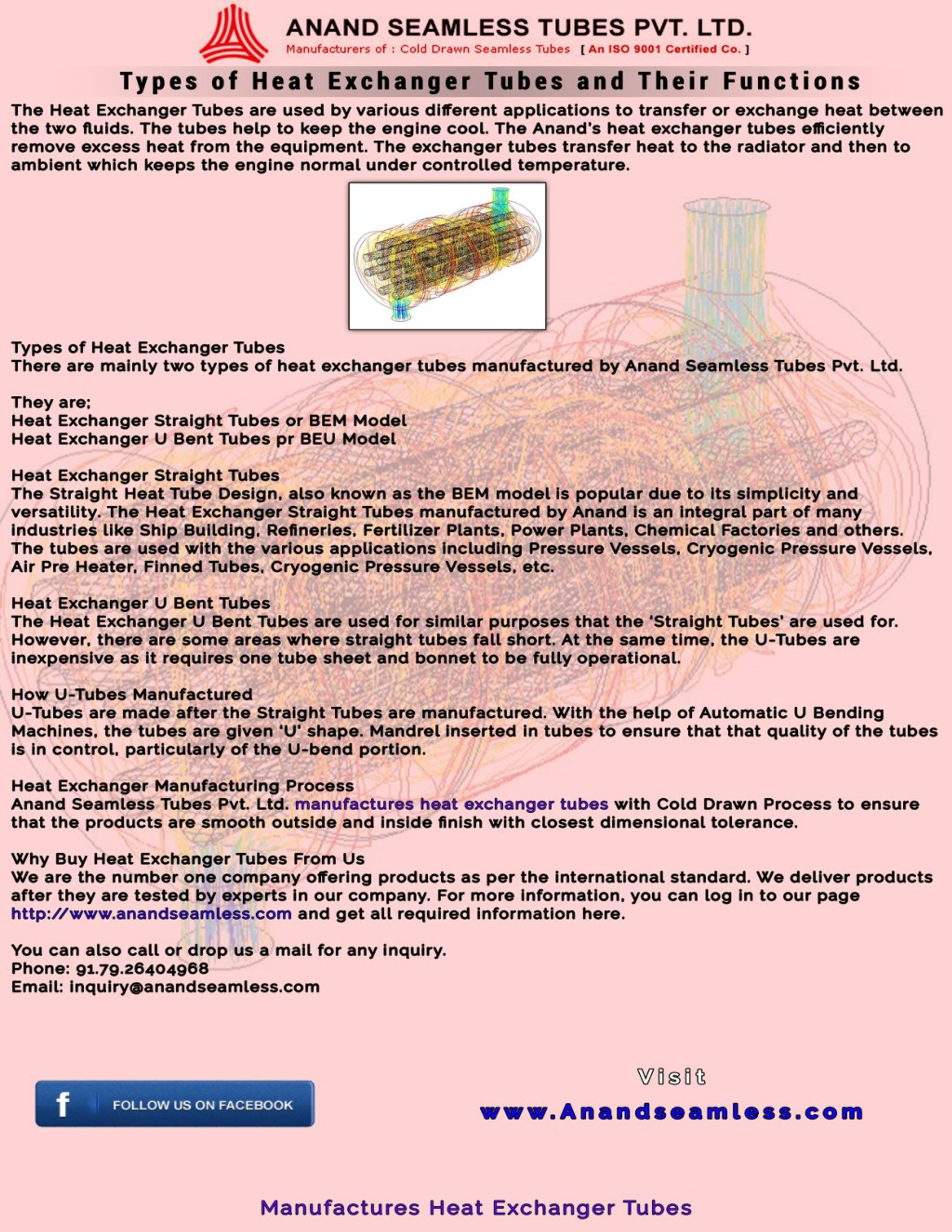 PPT - Types of Heat Exchanger Tubes and Their Functions PowerPoint ...