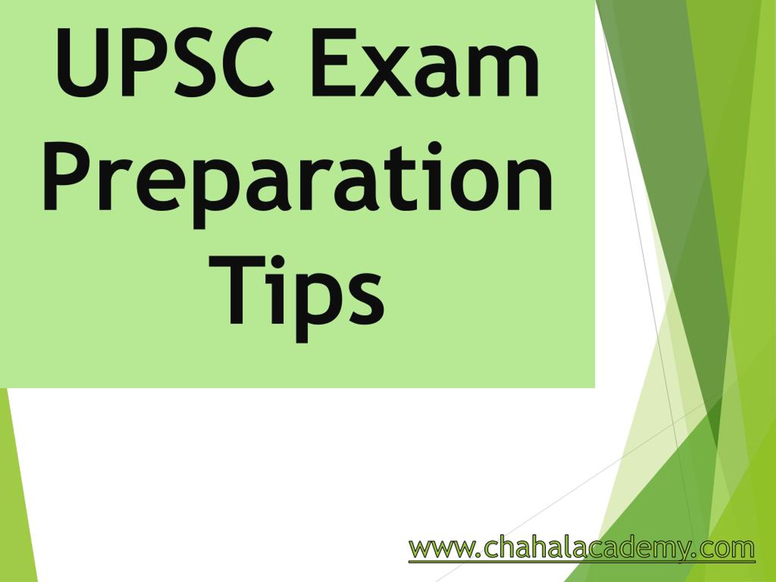 PPT - UPSC Exam Preparation Tips PowerPoint Presentation, free download ...