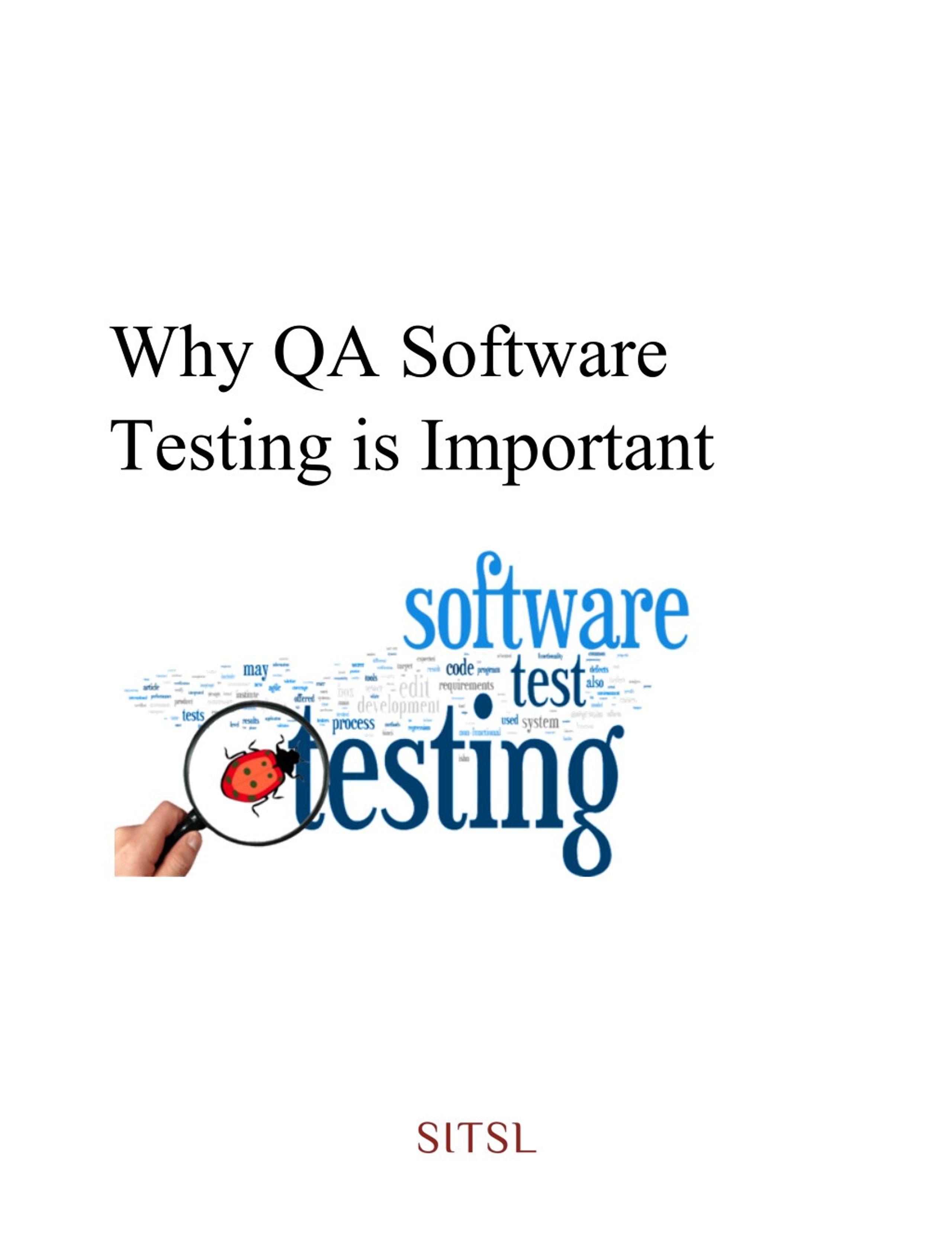 PPT - Why QA Software Testing is Important PowerPoint Presentation ...