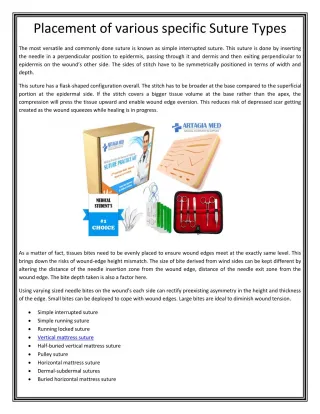 PPT - The Different Types of Suture Needles PowerPoint Presentation ...