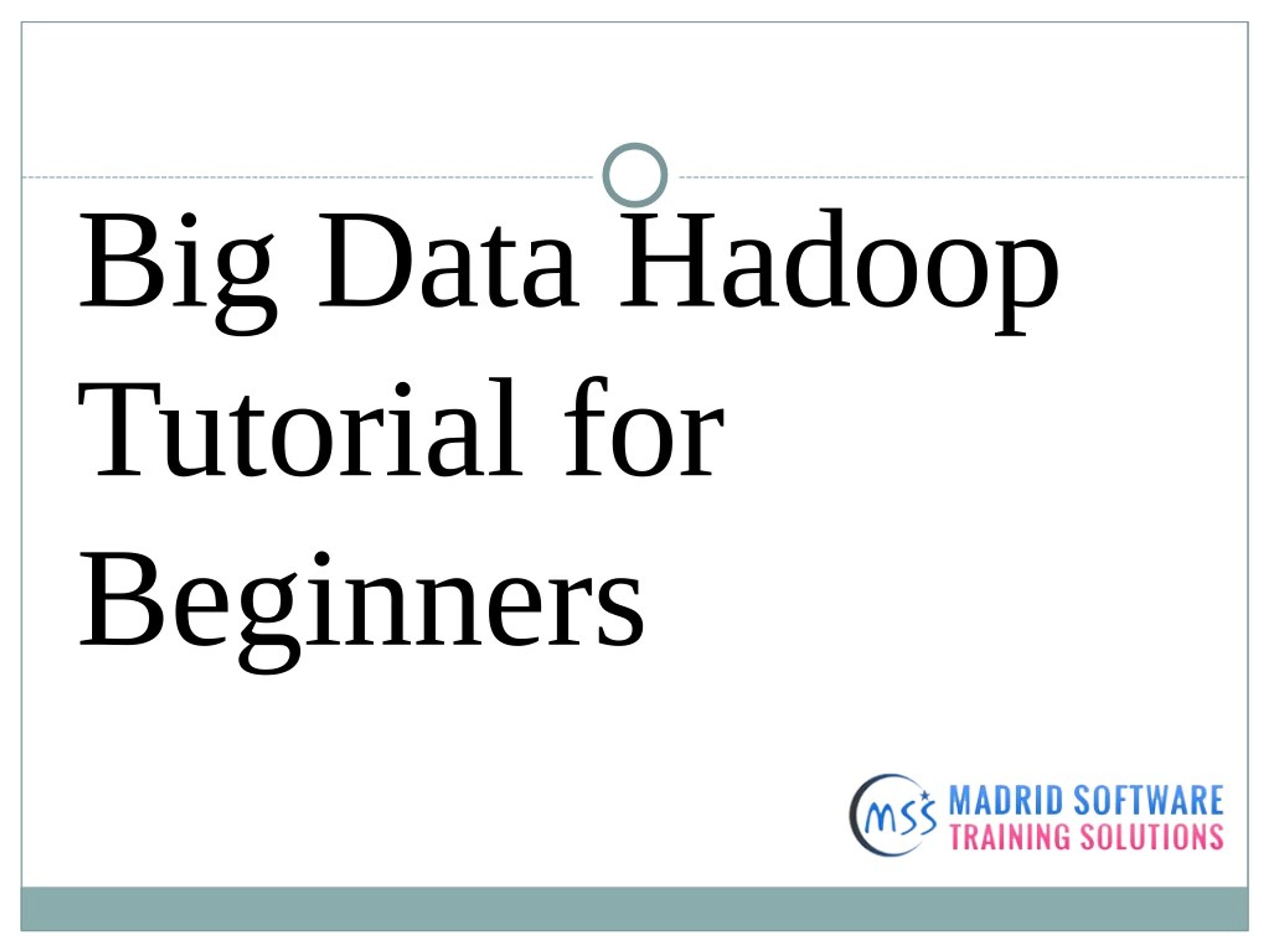 PPT - Big Data Hadoop Tutorial for Beginners PowerPoint Presentation ...