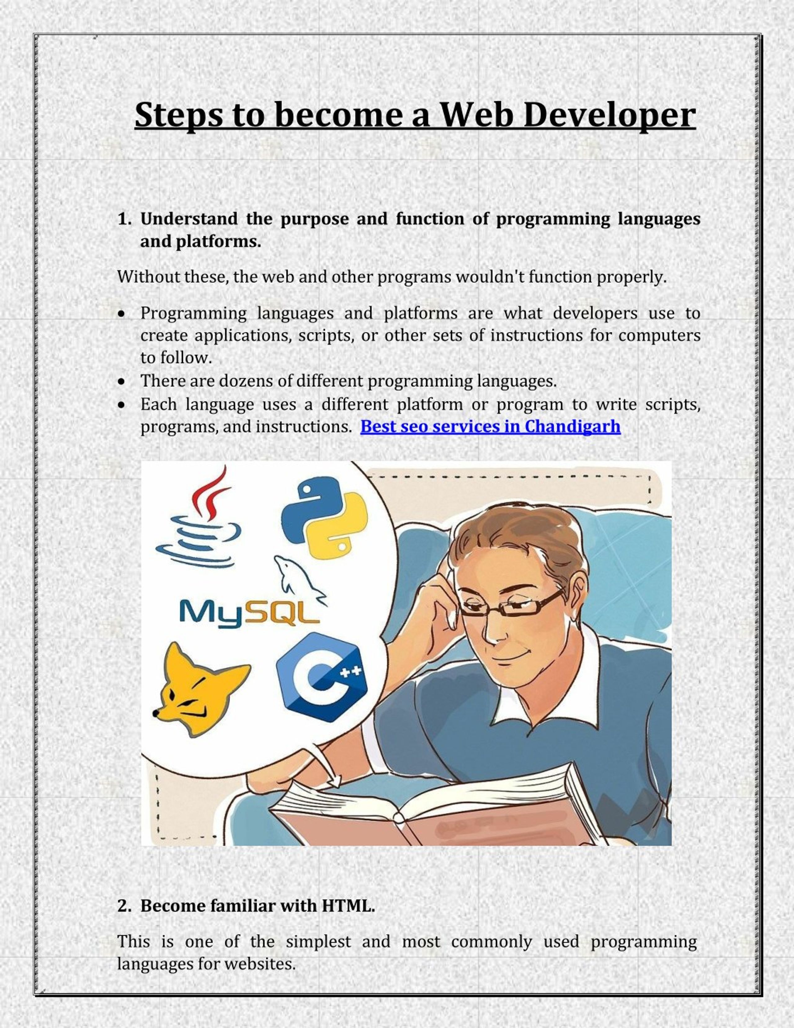 PPT - Steps to become a Web developer PowerPoint Presentation, free ...