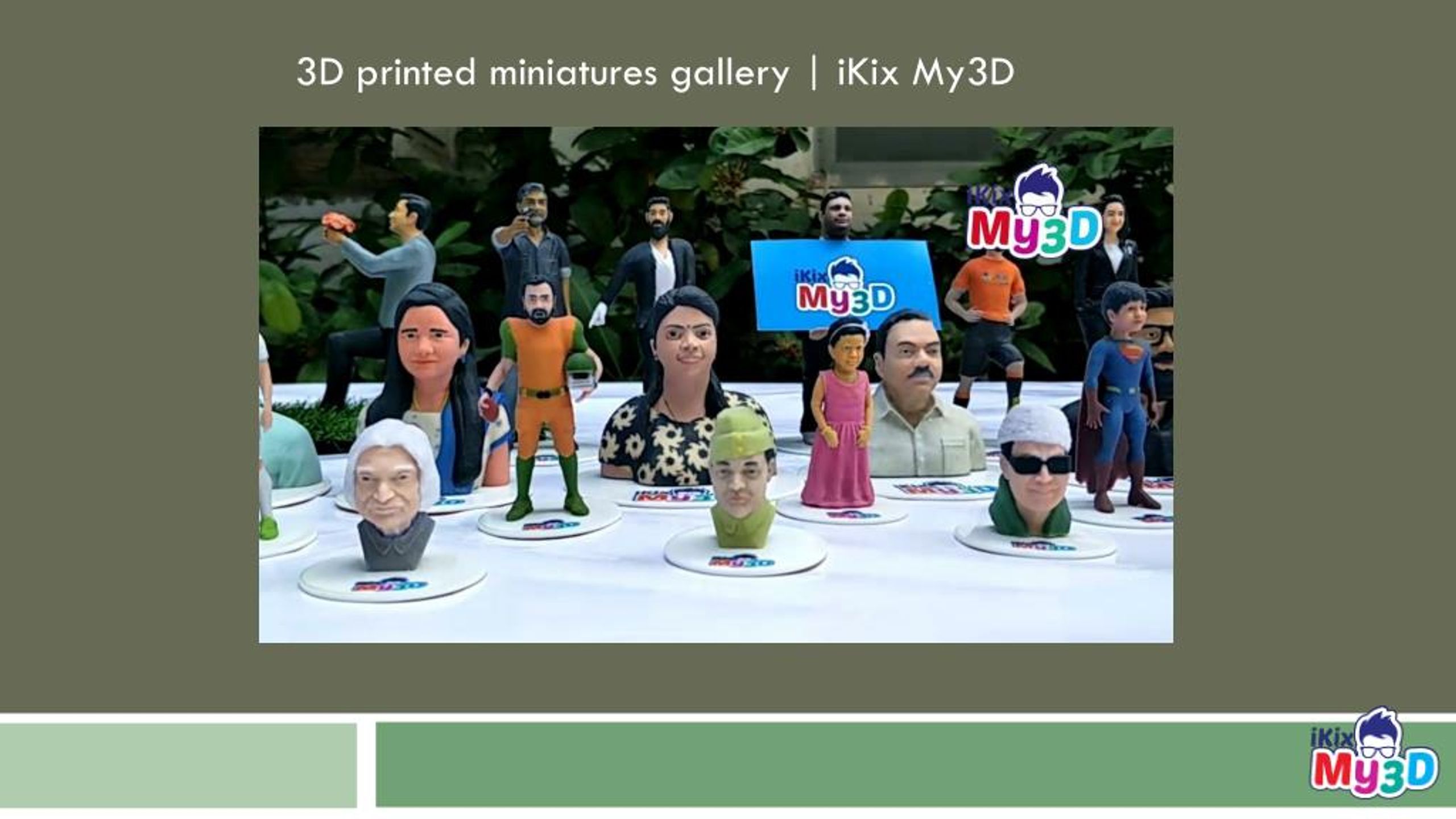 PPT - 3D printed miniatures | 3dselfiy | Figurine 3D model PowerPoint ...