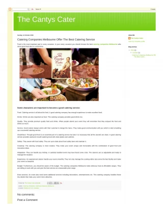 PPT - The catering cycle PowerPoint Presentation, free download - ID:216056