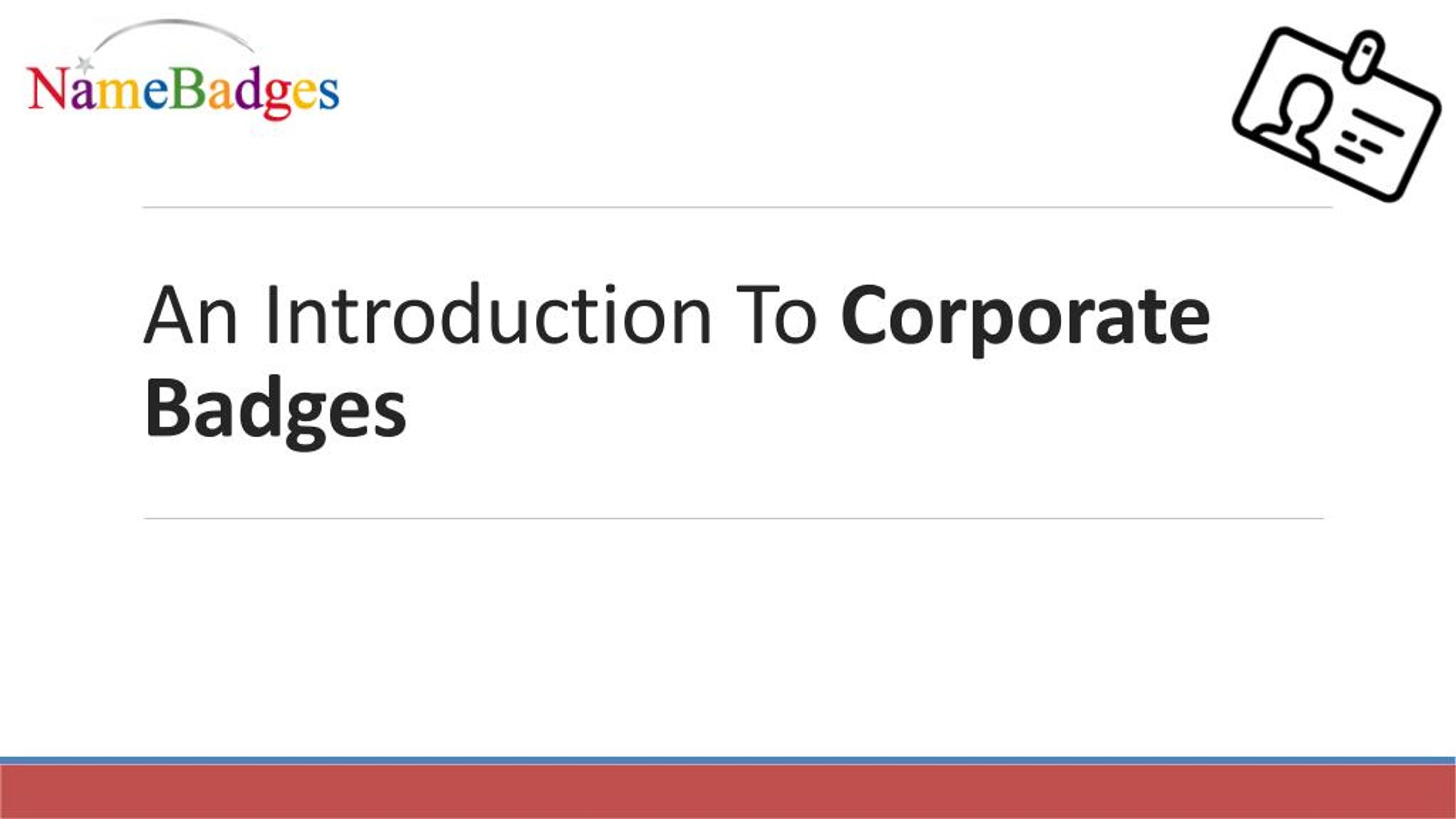 PPT - An Introduction To Corporate Badges PowerPoint Presentation, free ...