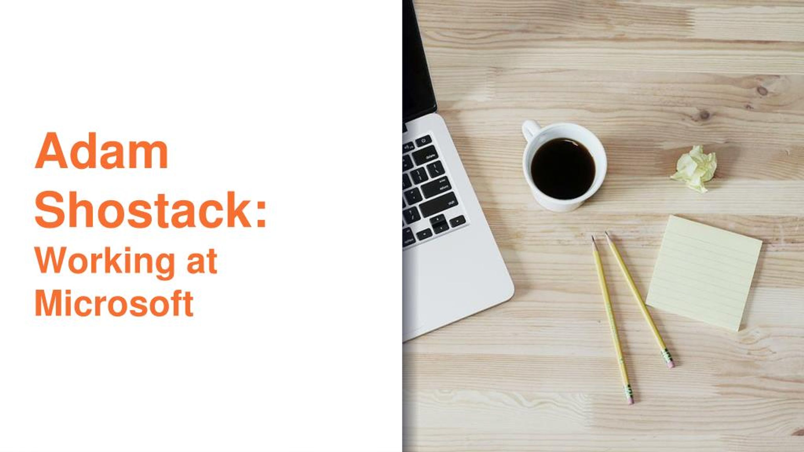 PPT - Adam Shostack Working at Microsoft PowerPoint Presentation, free ...