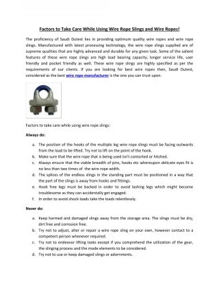 PPT - Wire Rope Inspection PowerPoint Presentation, free download - ID ...