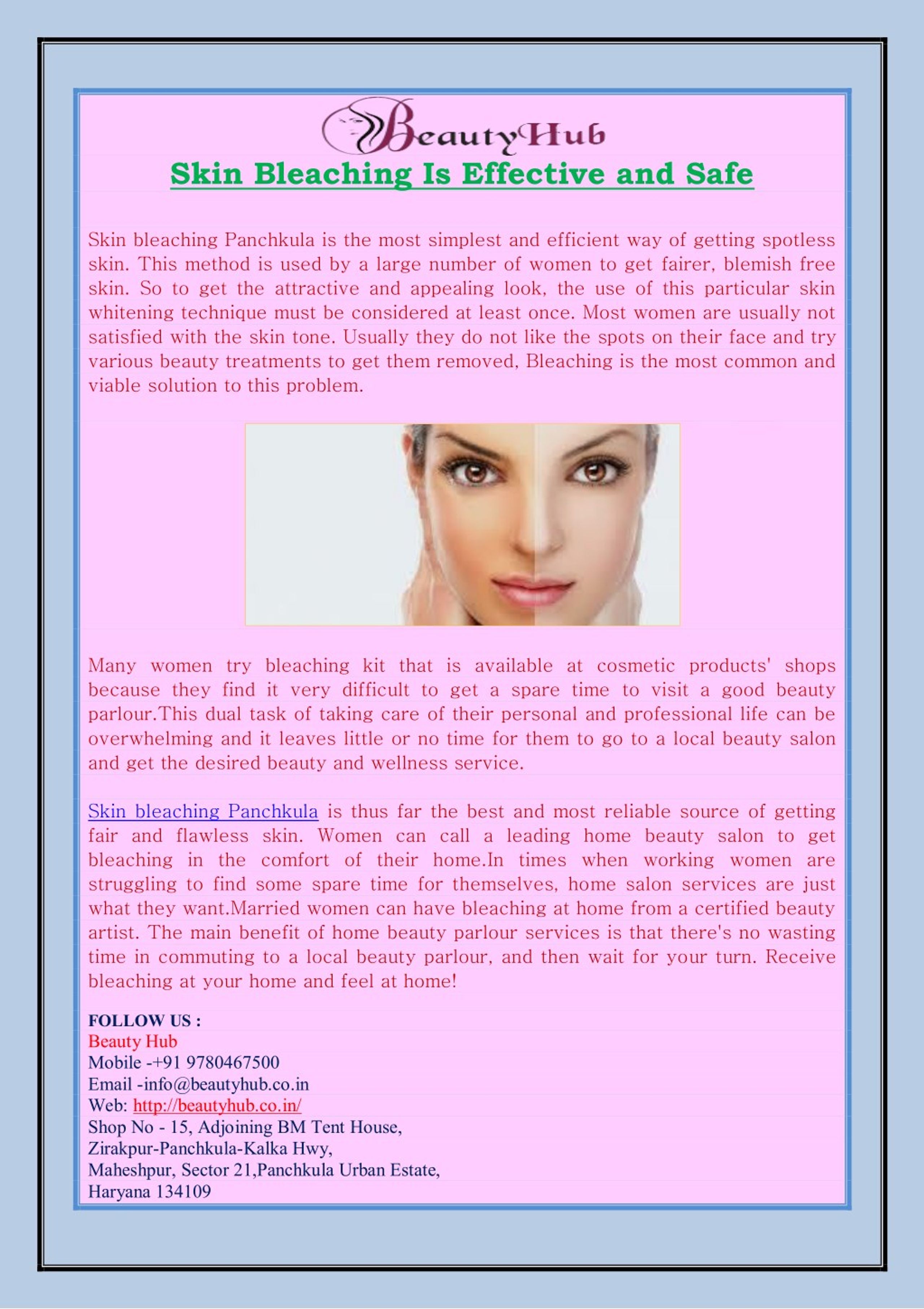 PPT - Skin Bleaching Is Effective and Safe PowerPoint Presentation ...