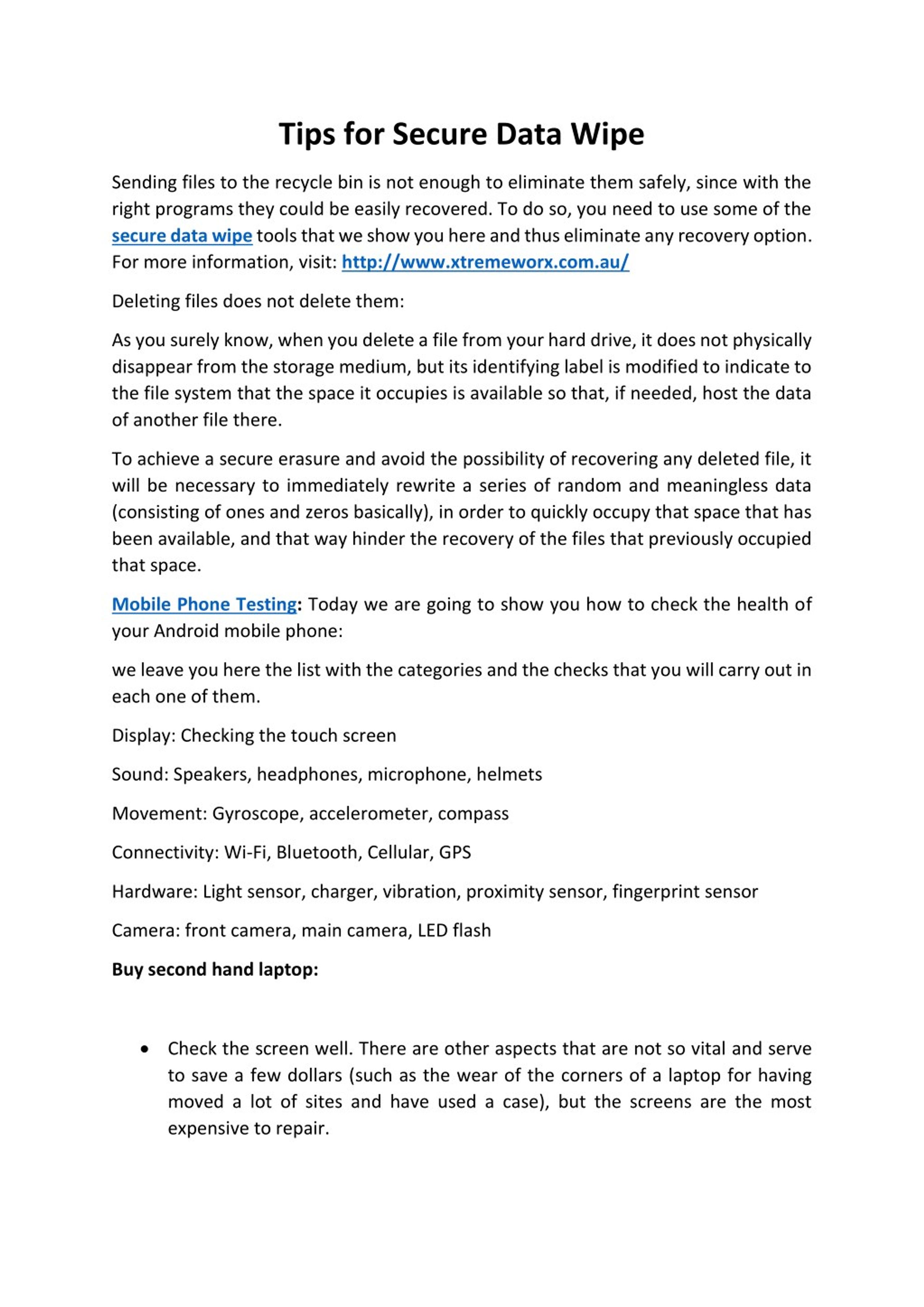 PPT - Tips for Secure Data Wipe PowerPoint Presentation, free download ...