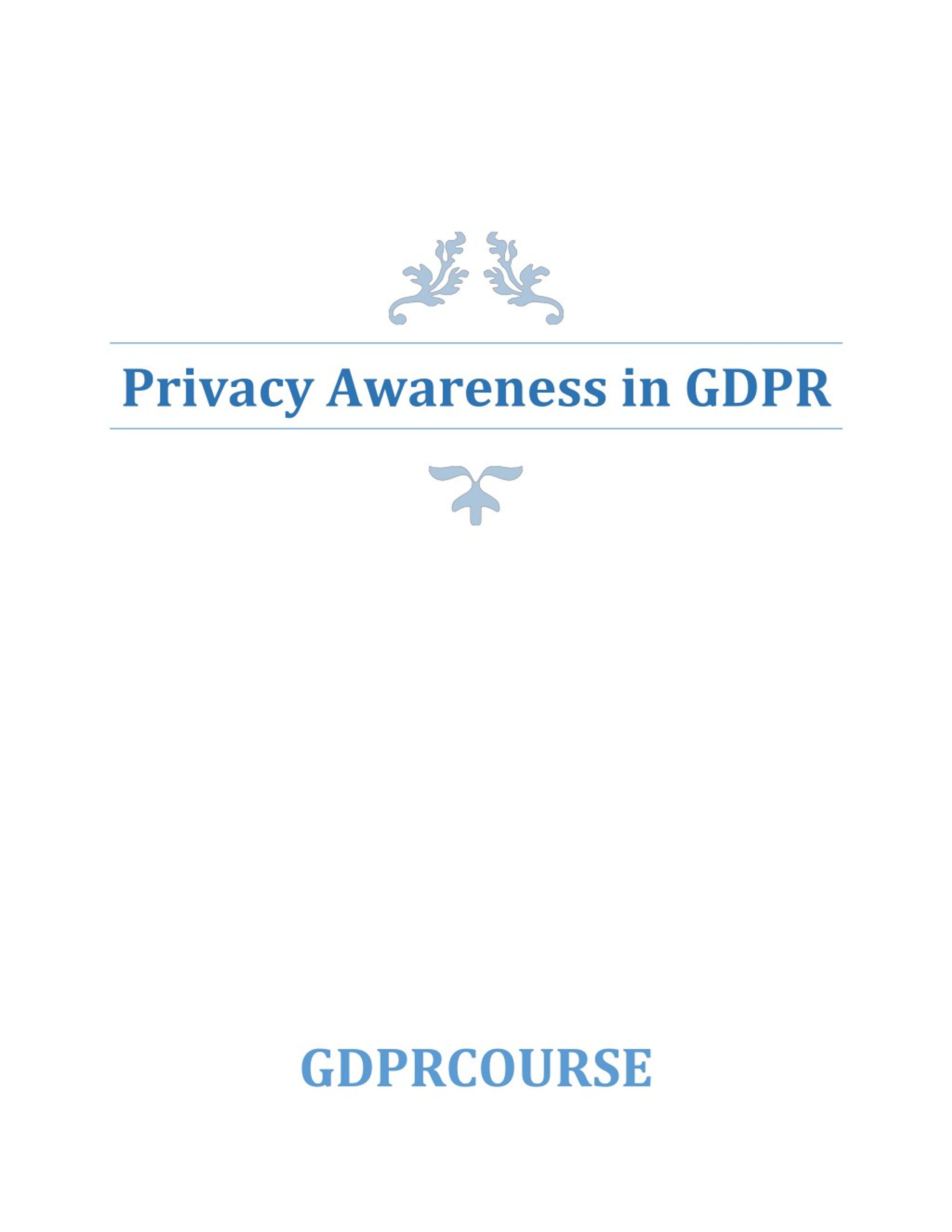 PPT - Privacy awareness in GDPR PowerPoint Presentation, free download ...
