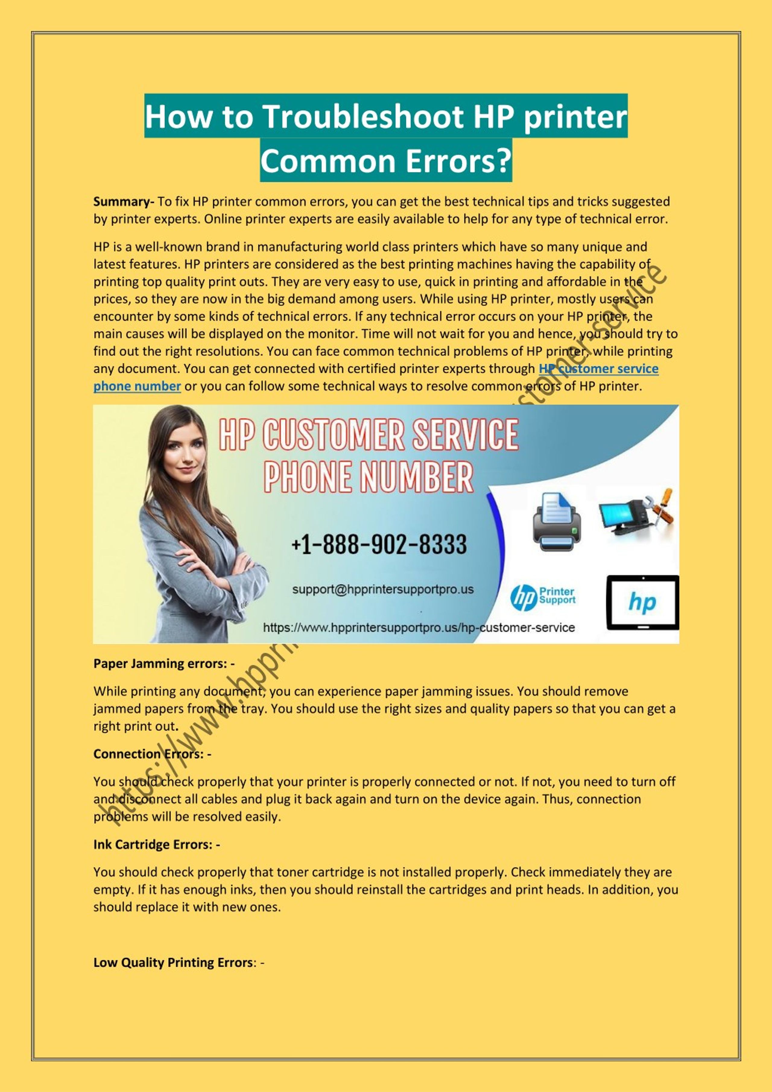 PPT - How to Troubleshoot HP printer Common Errors? PowerPoint ...