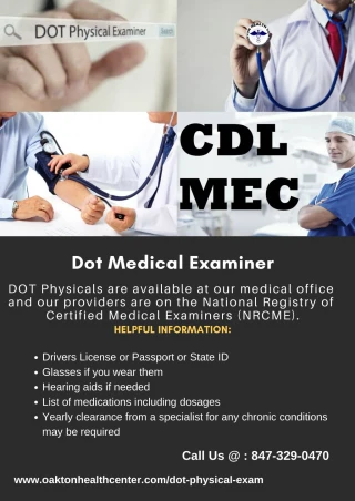 PPT - Dot Physical Exam| Dot Medical Examination Charlotte, NC ...