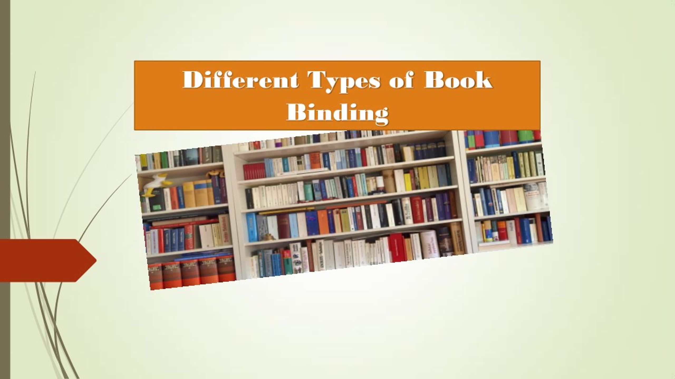 PPT - Different types of book binding PowerPoint Presentation, free ...