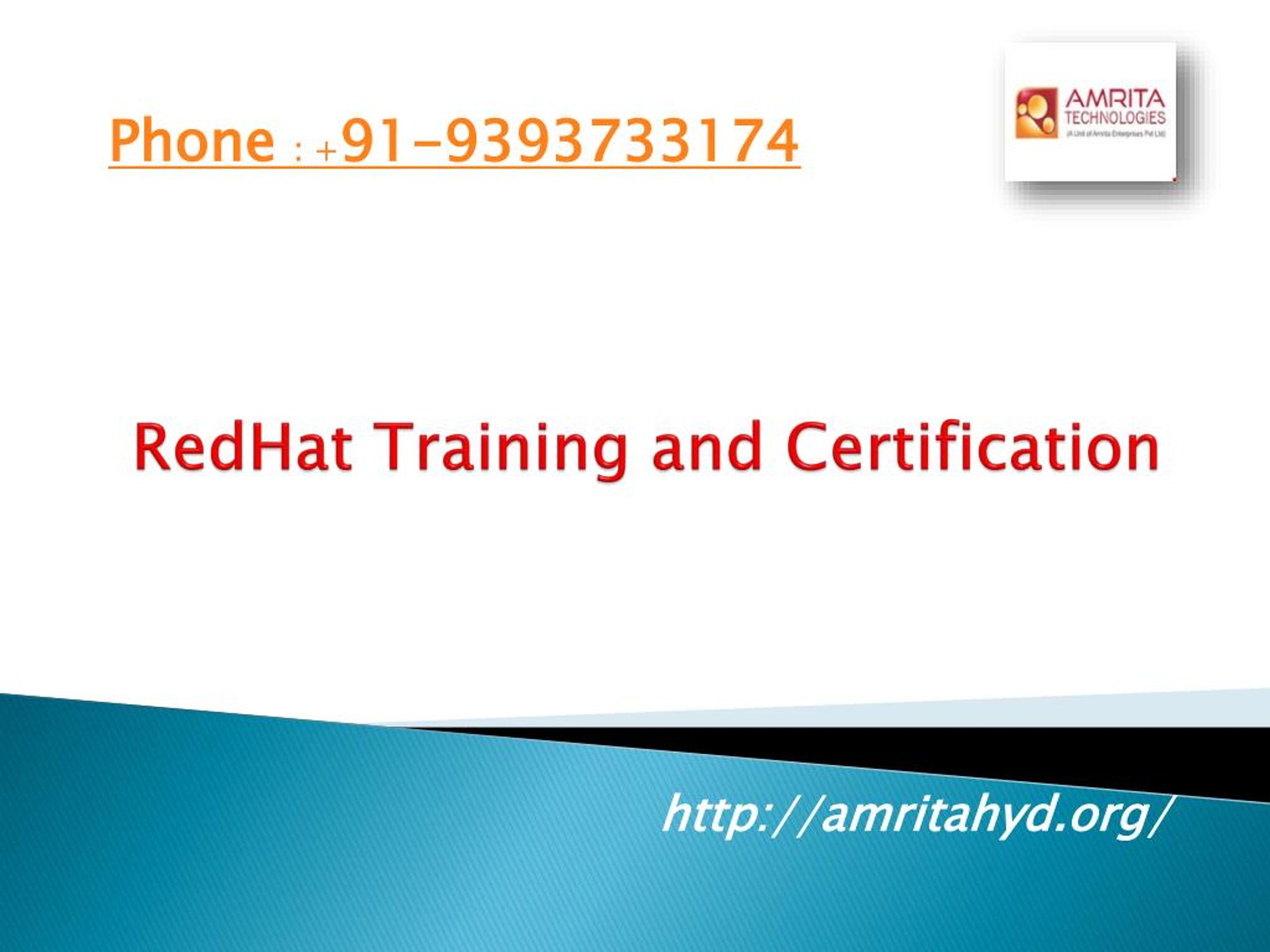 PPT - RedHat Training and Certification PowerPoint Presentation, free ...