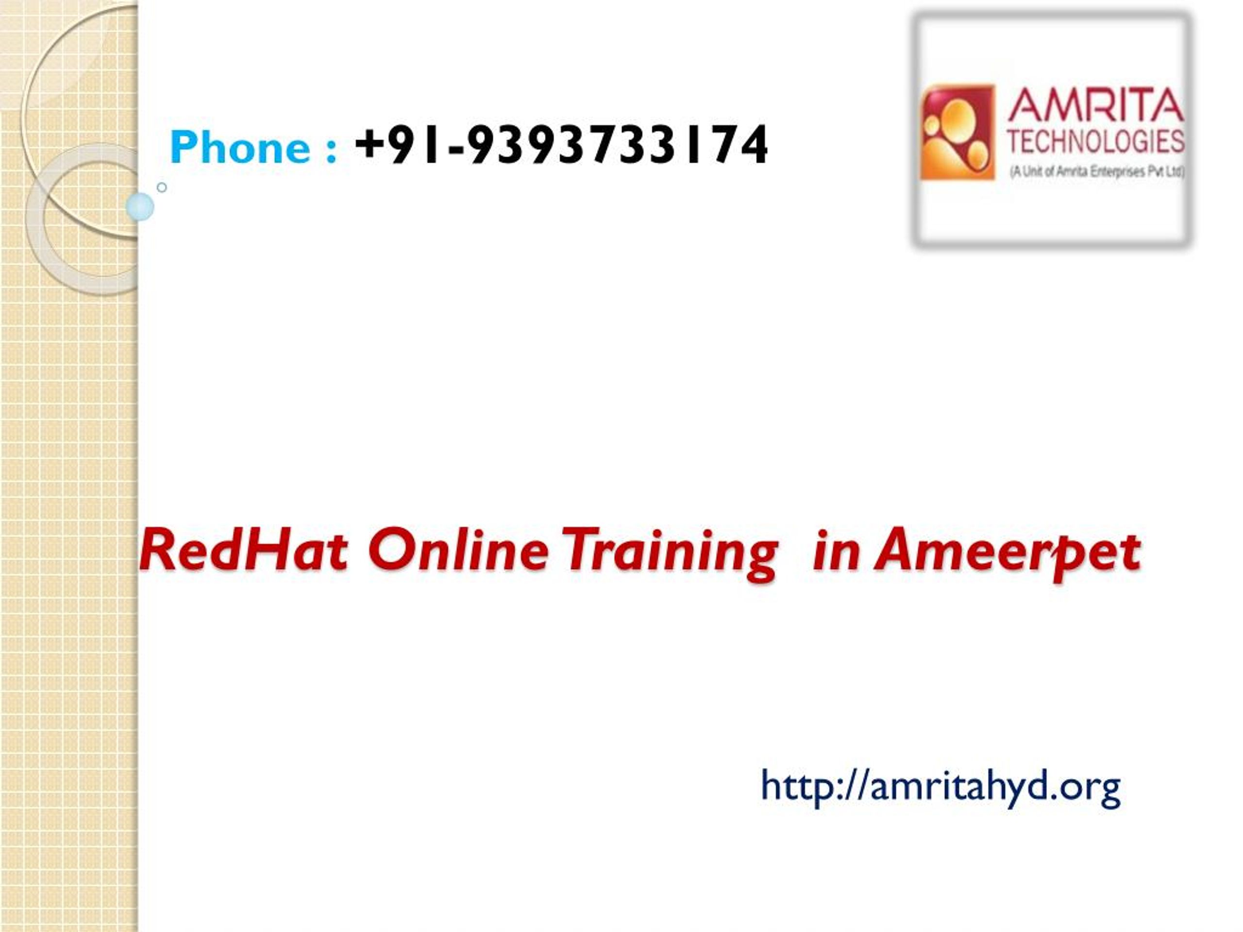 PPT - RedHat Online Training in Ameerpet PowerPoint Presentation, free download - ID:8115695