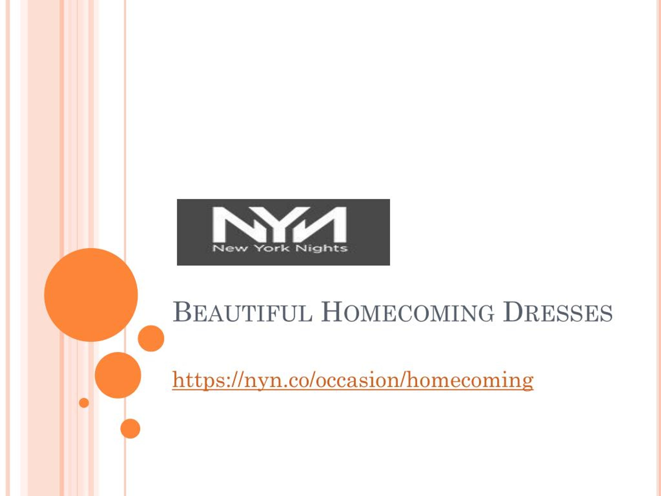 PPT - Beautiful Homecoming Dresses PowerPoint Presentation, free ...