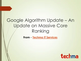PPT - The latest data on the January 2020 Google core update PowerPoint ...