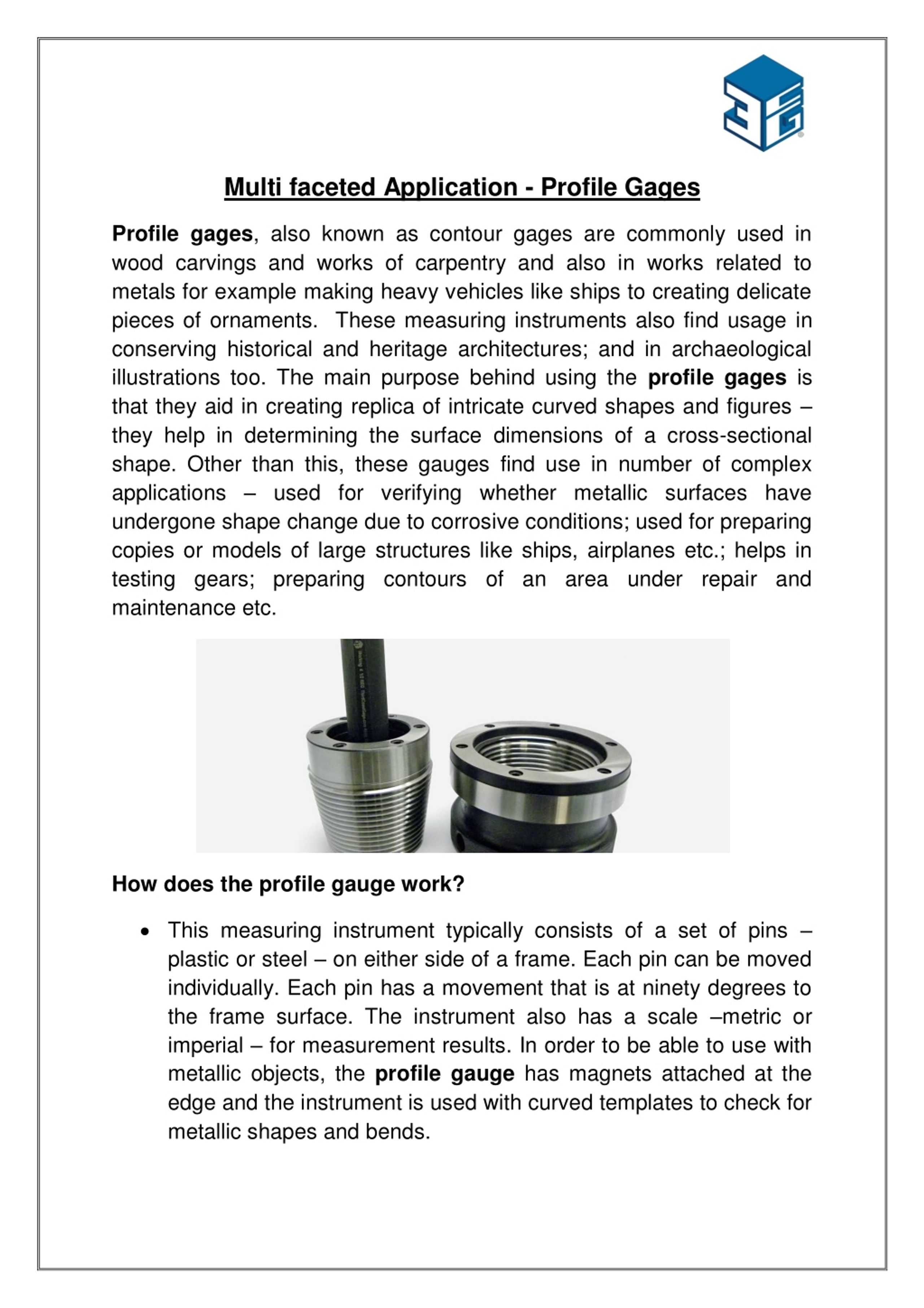 PPT - Multi faceted Application - Profile Gages PowerPoint Presentation ...