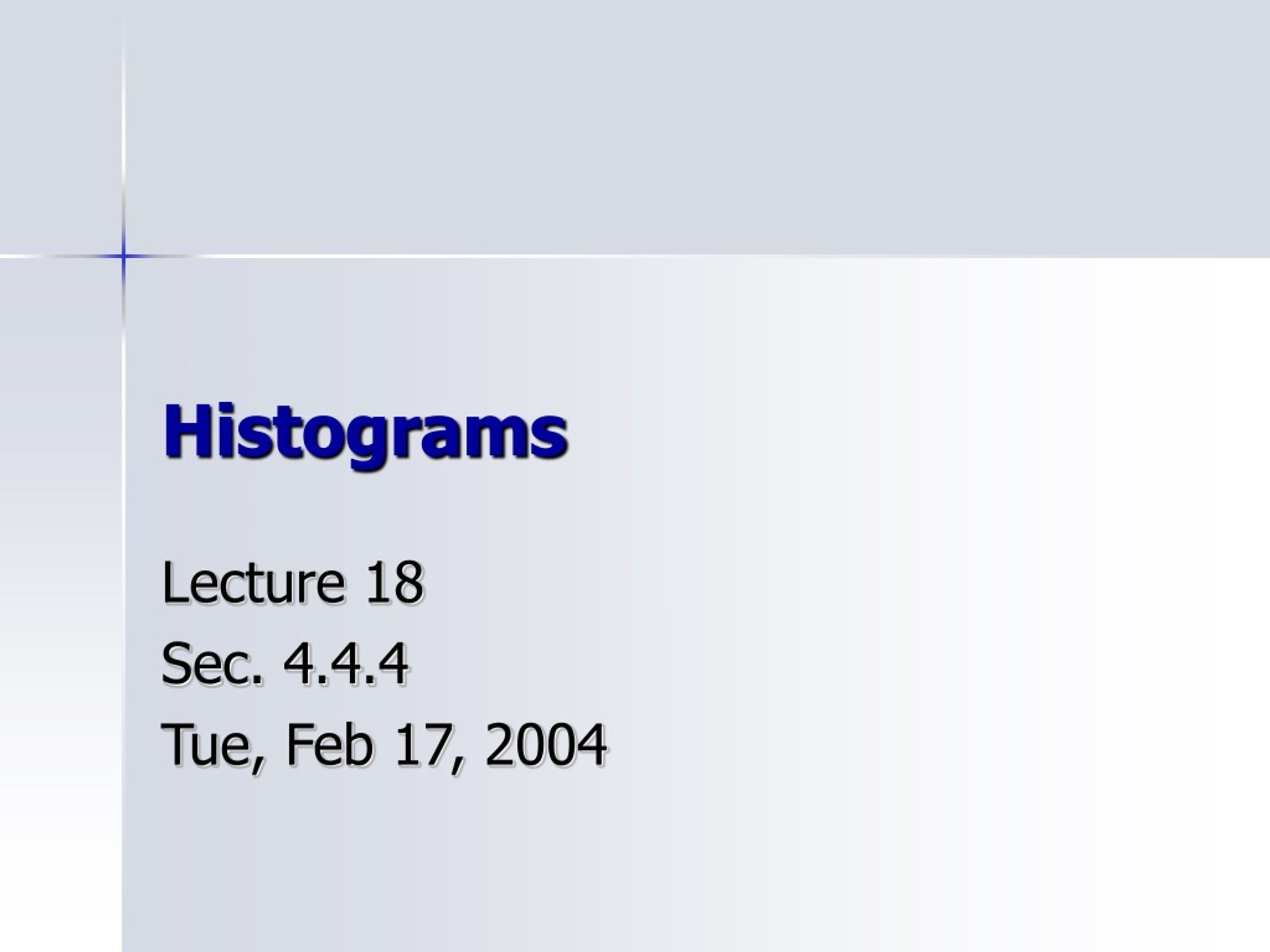 PPT - Histograms PowerPoint Presentation, free download - ID:813987