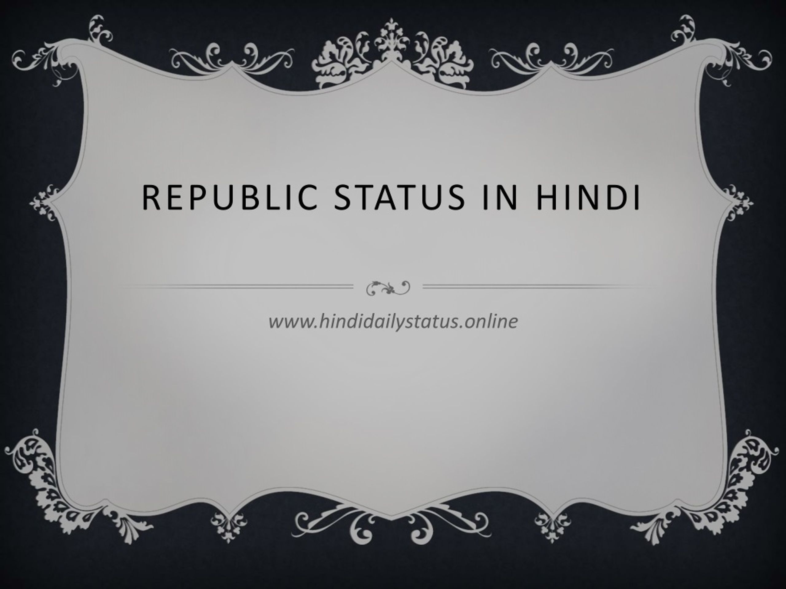 PPT - republic day status PowerPoint Presentation, free download - ID ...