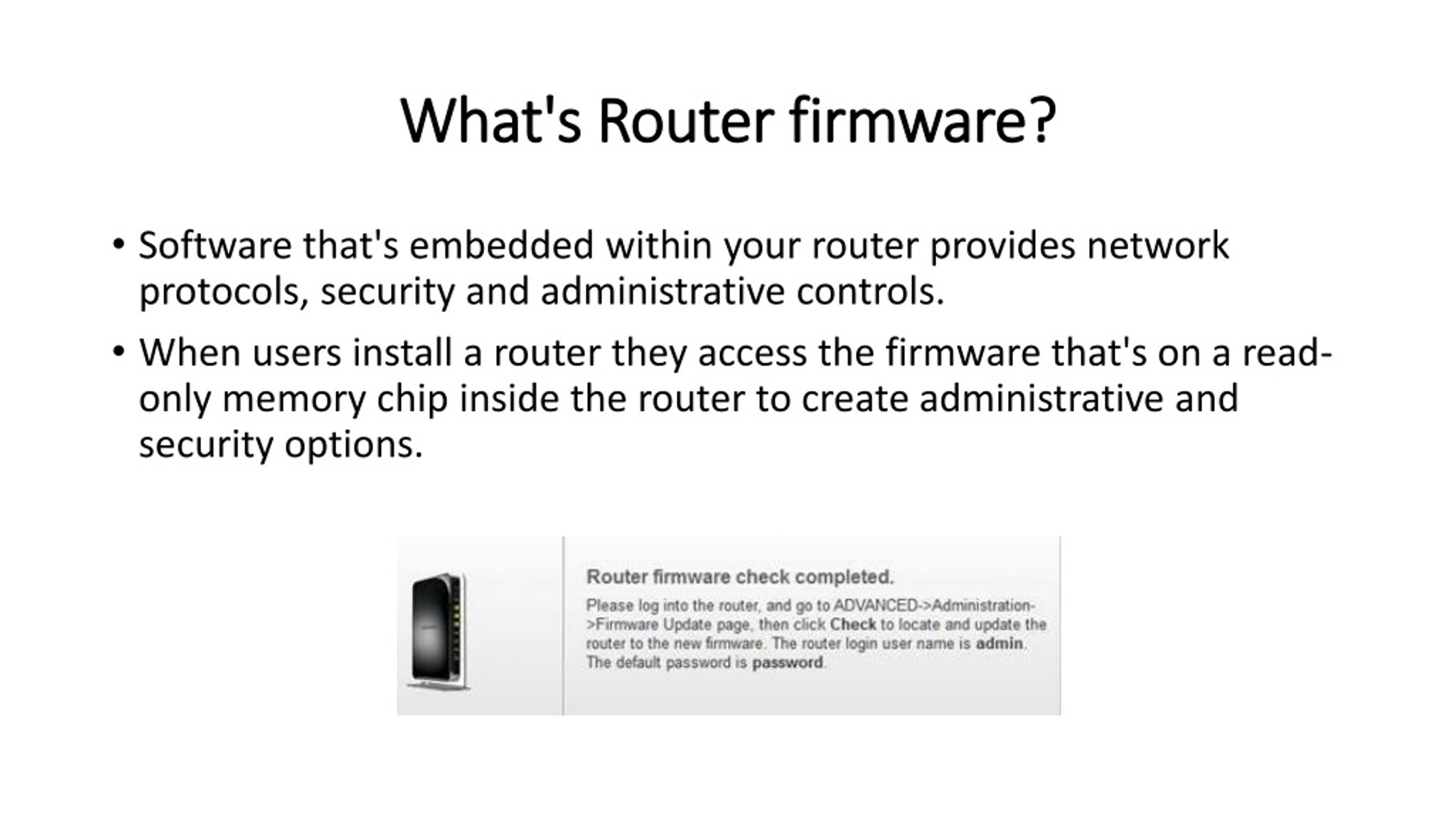PPT - What's Router firmware? PowerPoint Presentation, free download ...