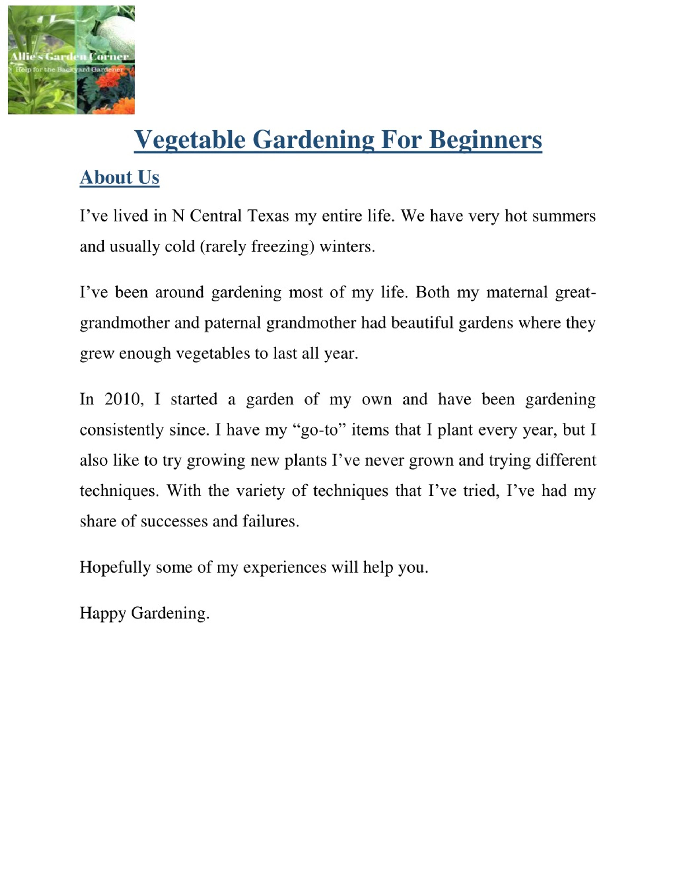 PPT - Vegetable gardening for beginners PowerPoint Presentation, free ...
