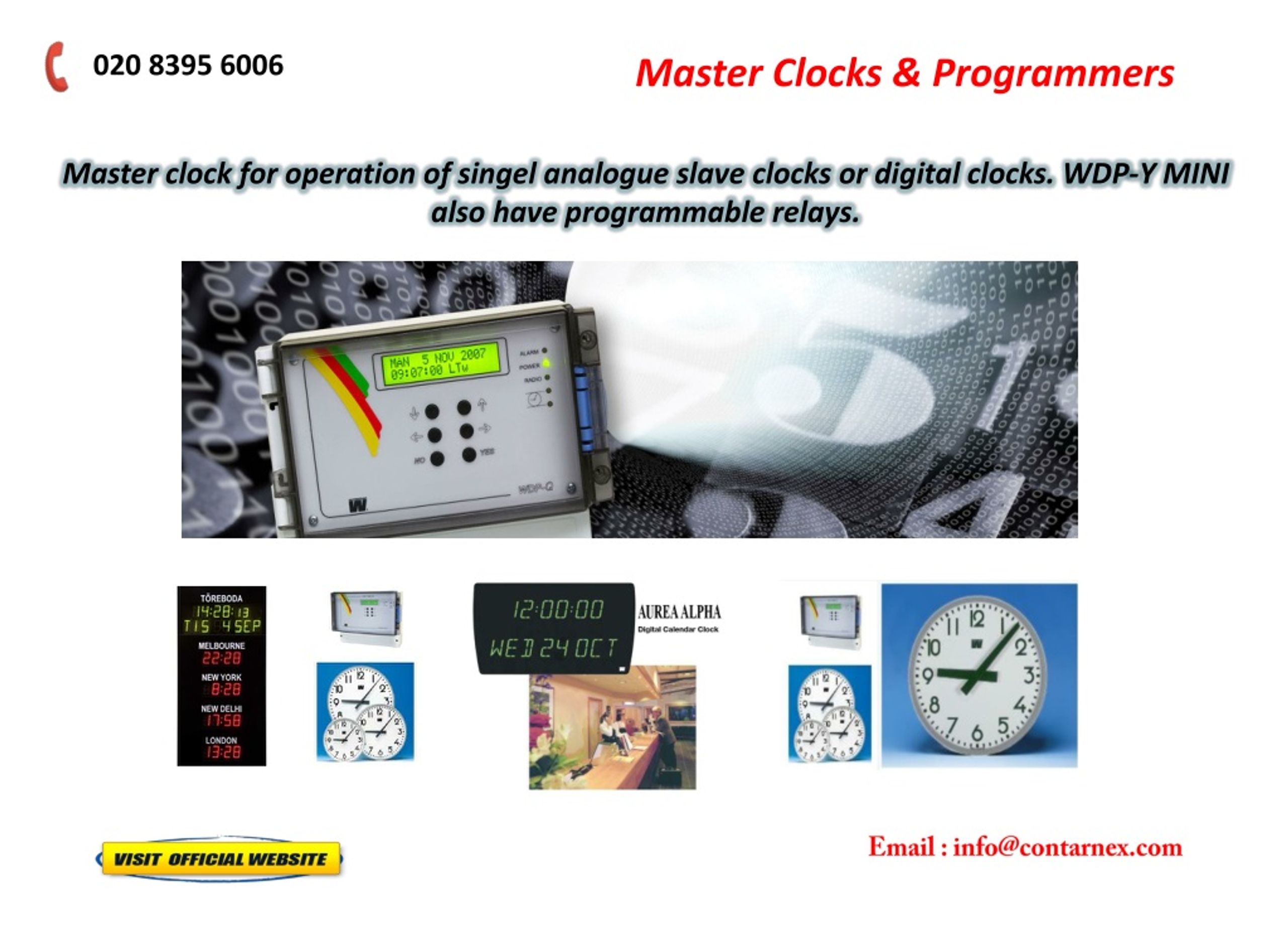 PPT - Master Clocks Systems & Programmers PowerPoint Presentation, free ...
