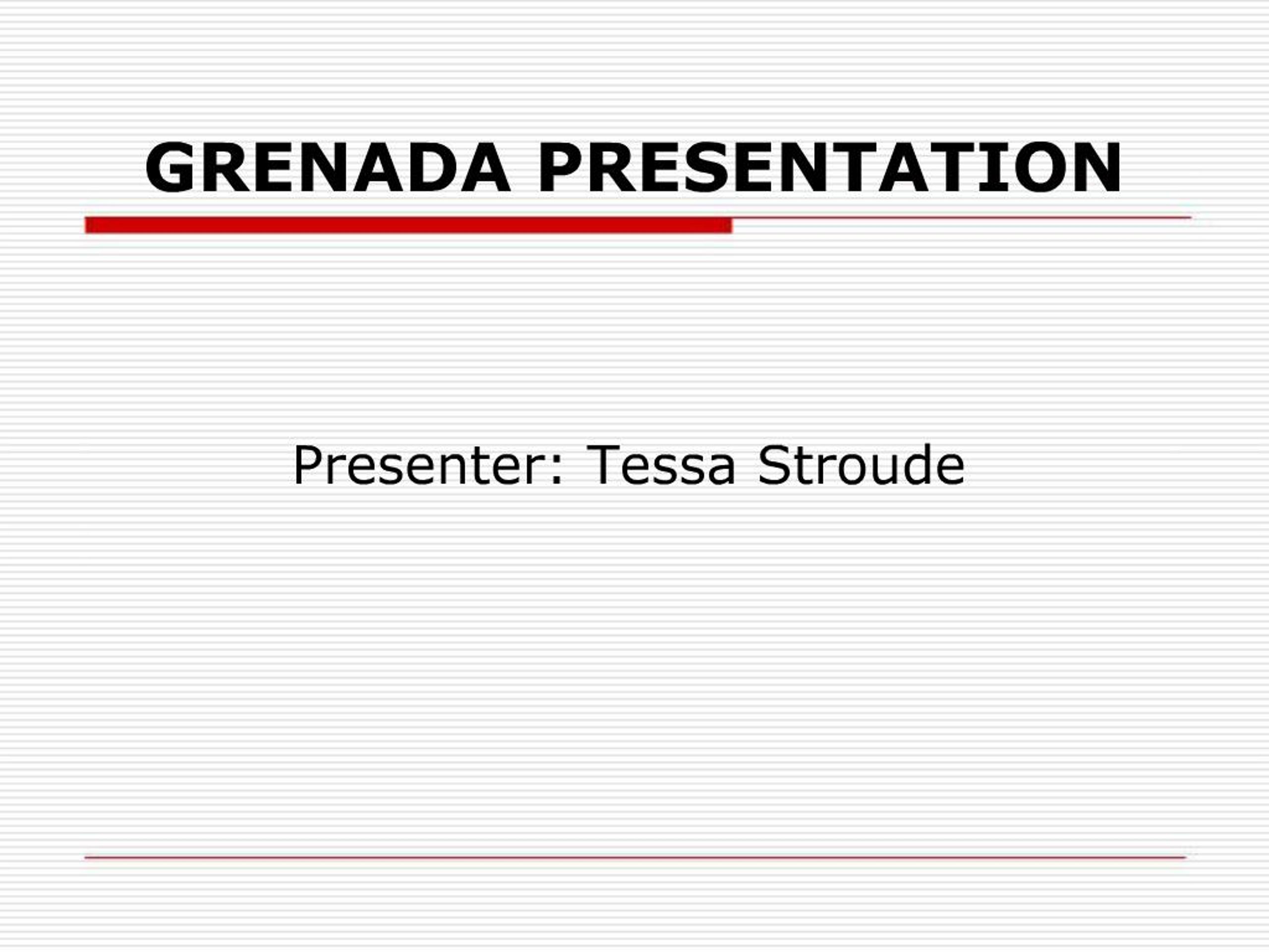 PPT - GRENADA PRESENTATION PowerPoint Presentation, free download - ID ...