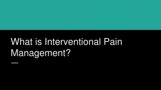 PPT - Interventional Pain Management for LBP PowerPoint Presentation ...