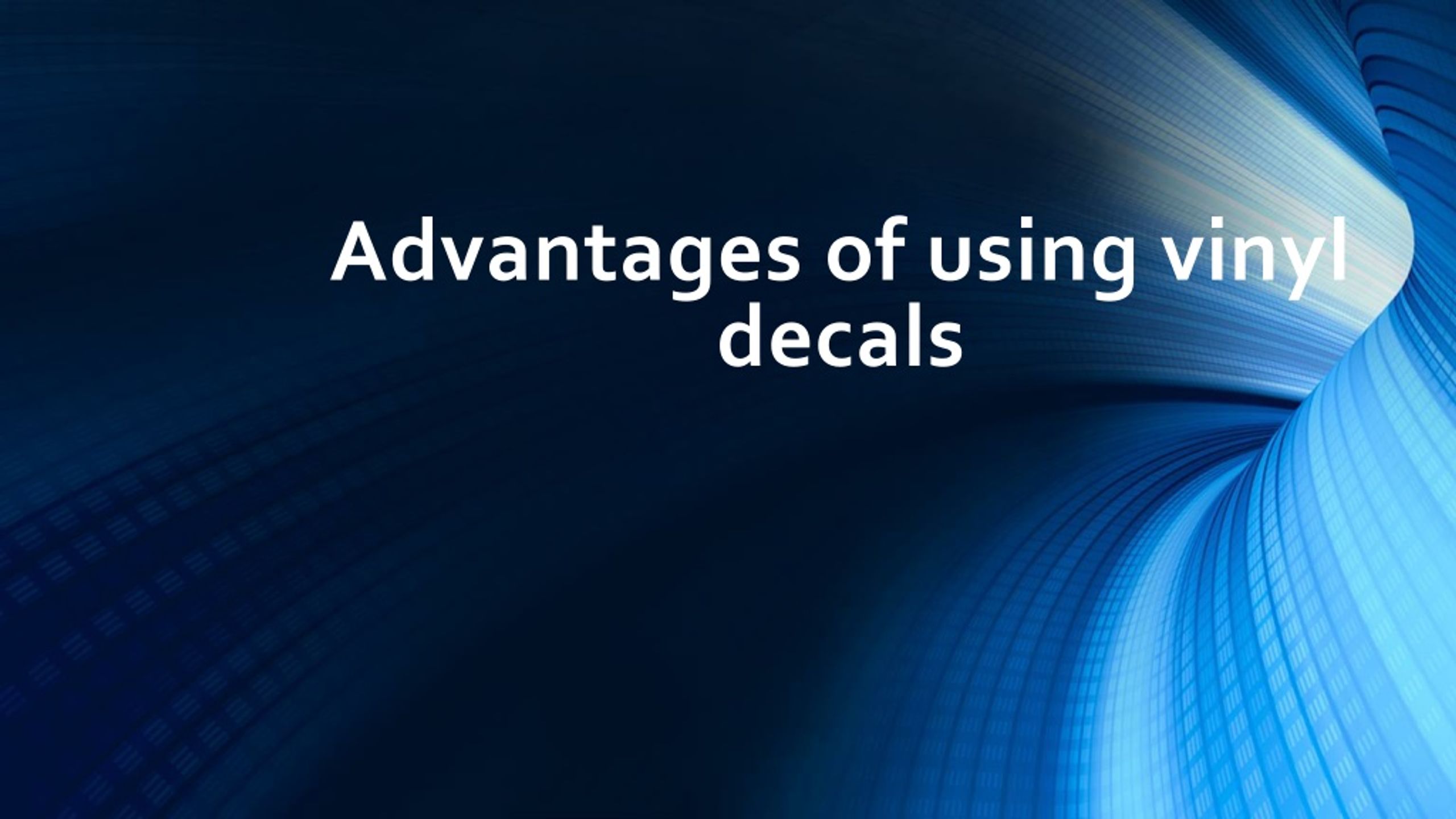PPT - Stickerfool - Advantages of using vinyl decals PowerPoint ...