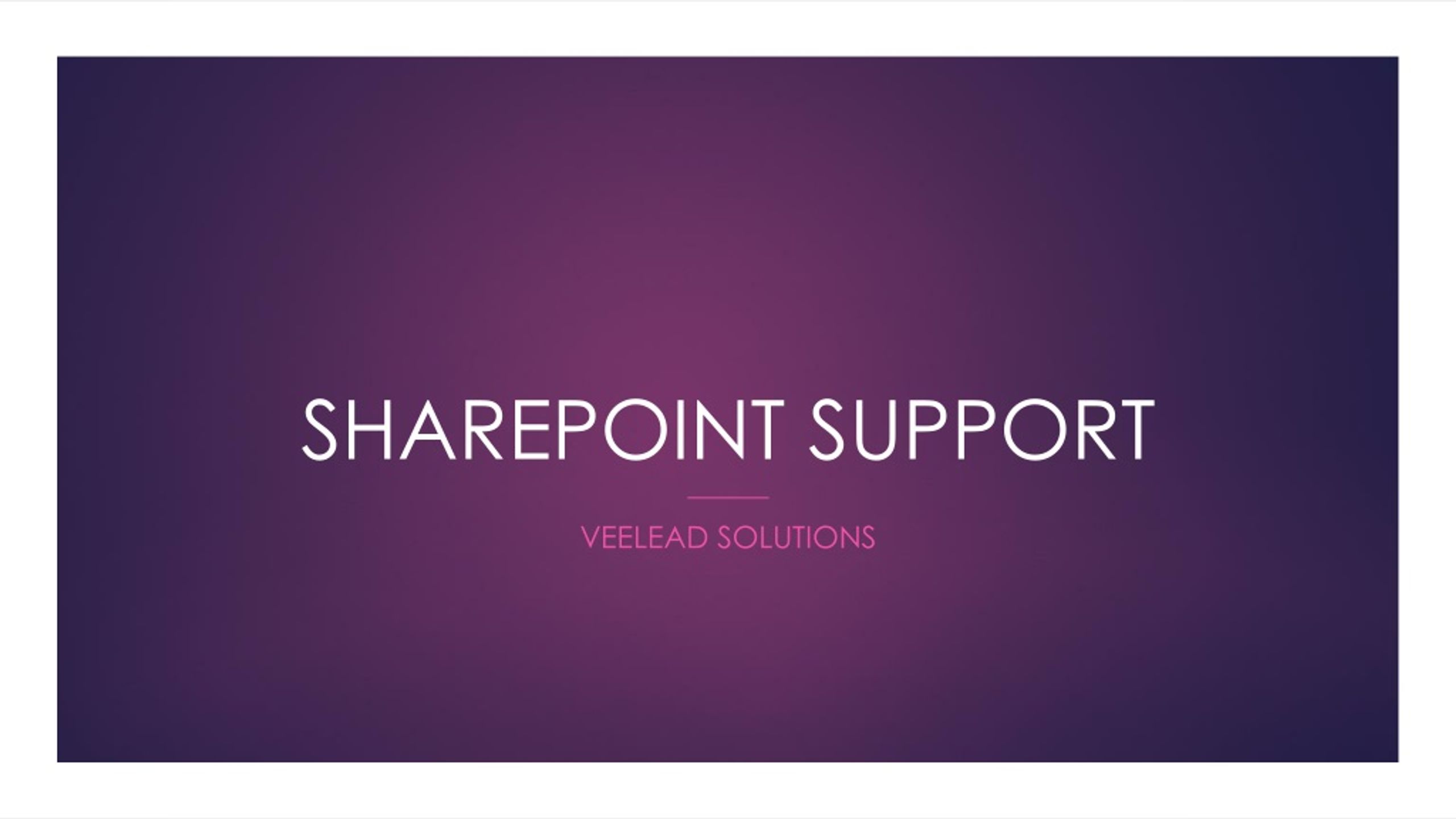 PPT - SharePoint support PowerPoint Presentation, free download - ID ...