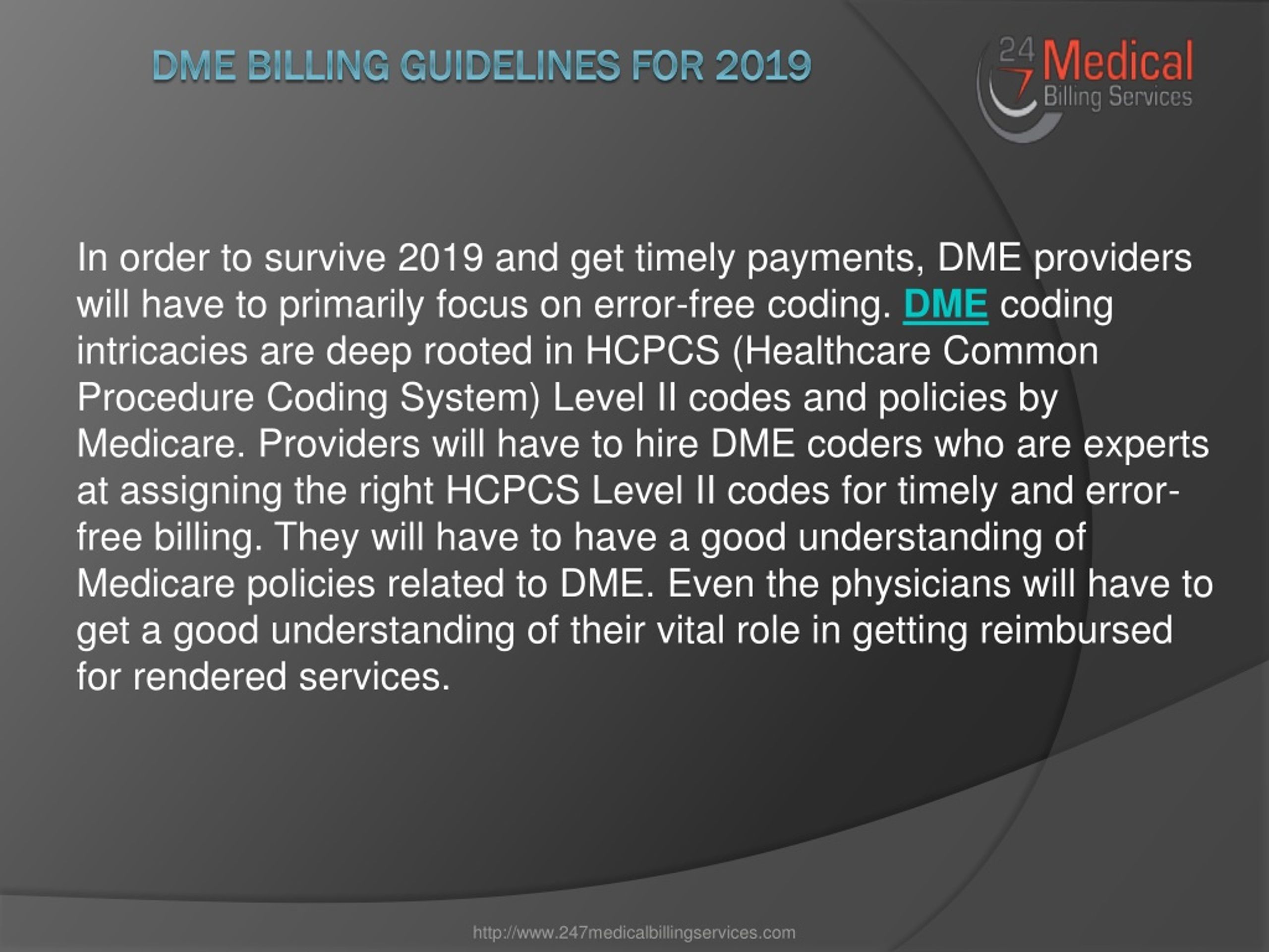 PPT - DME Billing Guidelines for 2019 PowerPoint Presentation, free ...