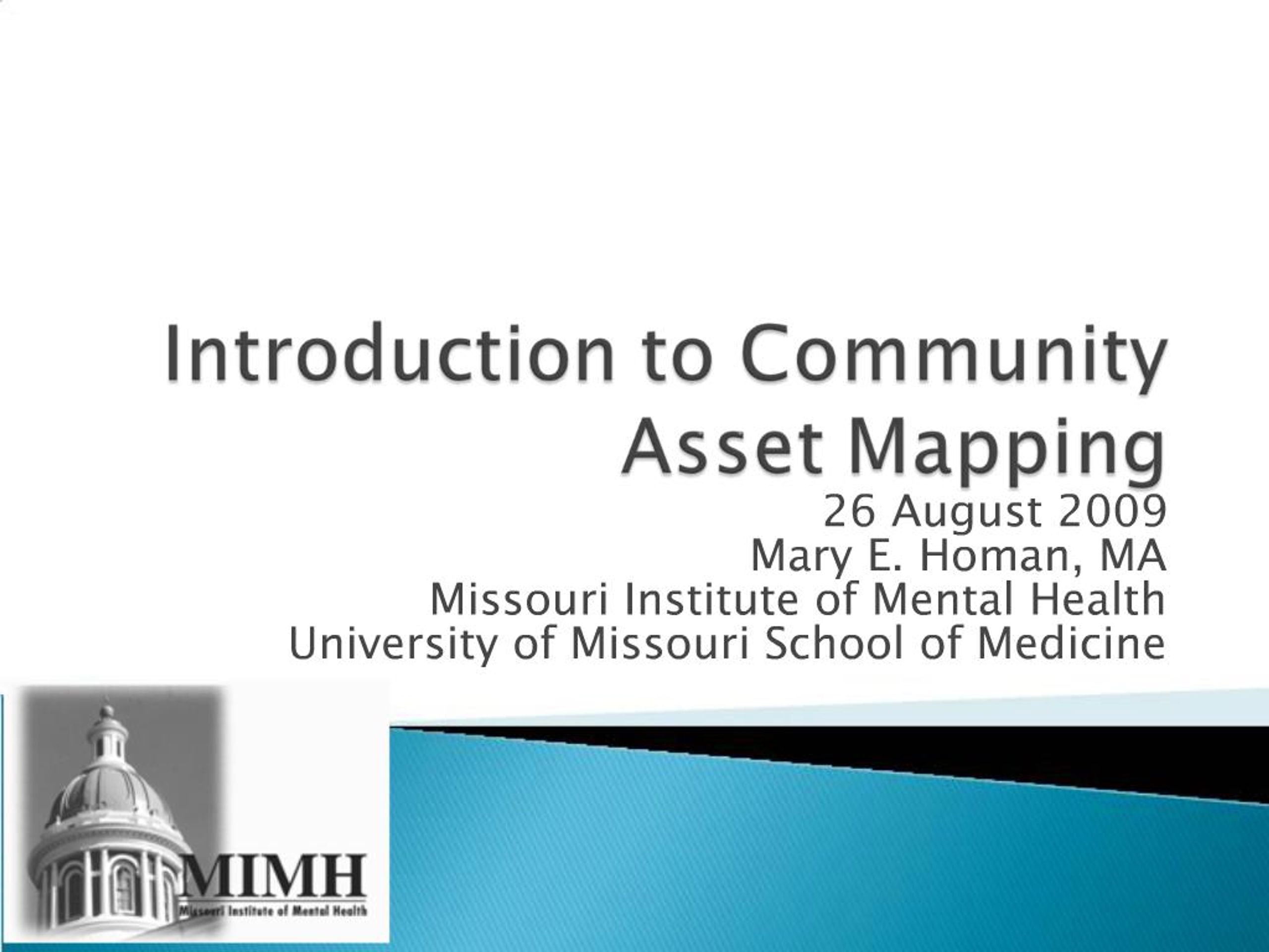 PPT - Introduction to Community Asset Mapping PowerPoint Presentation ...