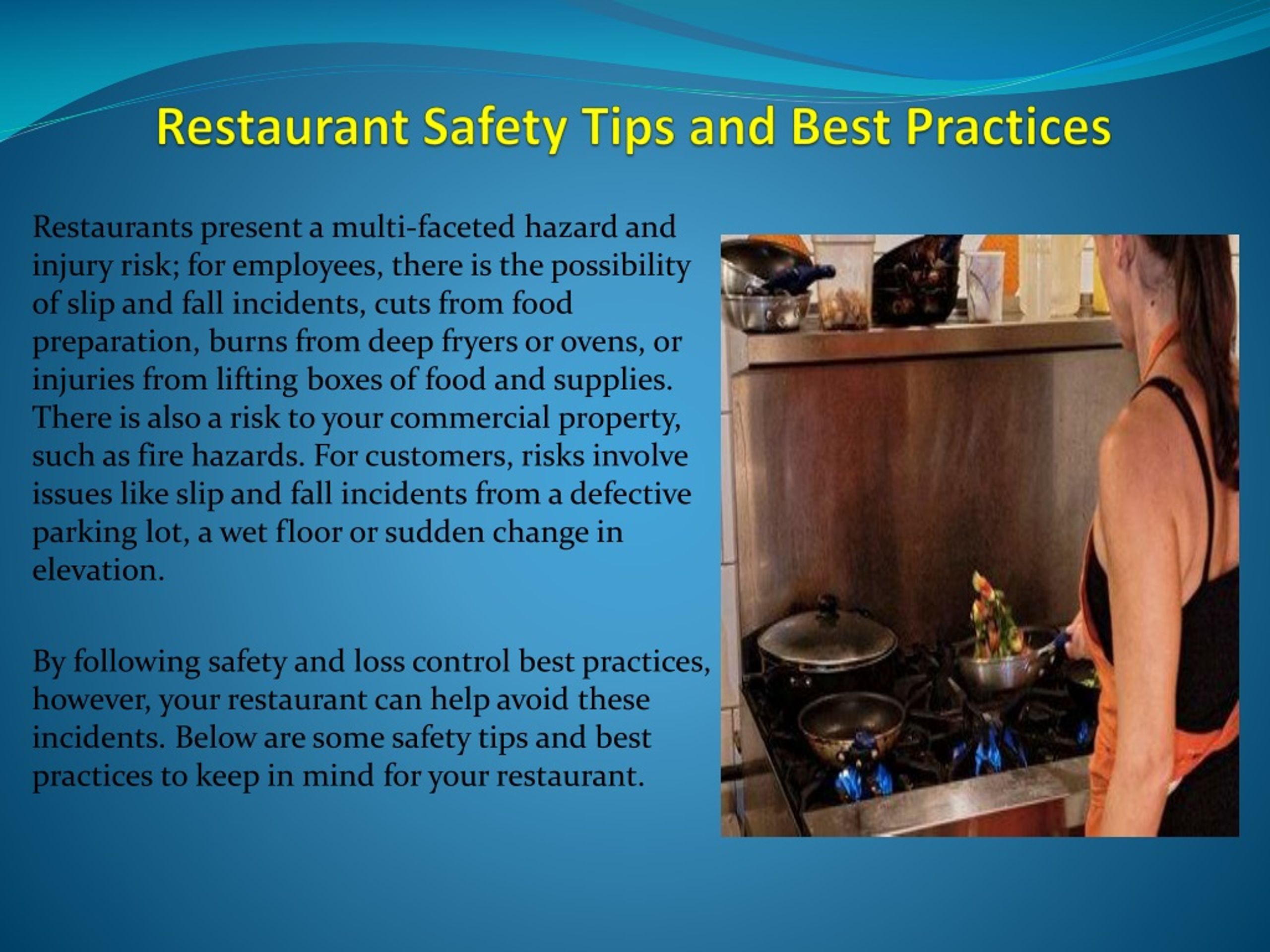 PPT - Restaurant Safety Tips and Best Practices PowerPoint Presentation ...