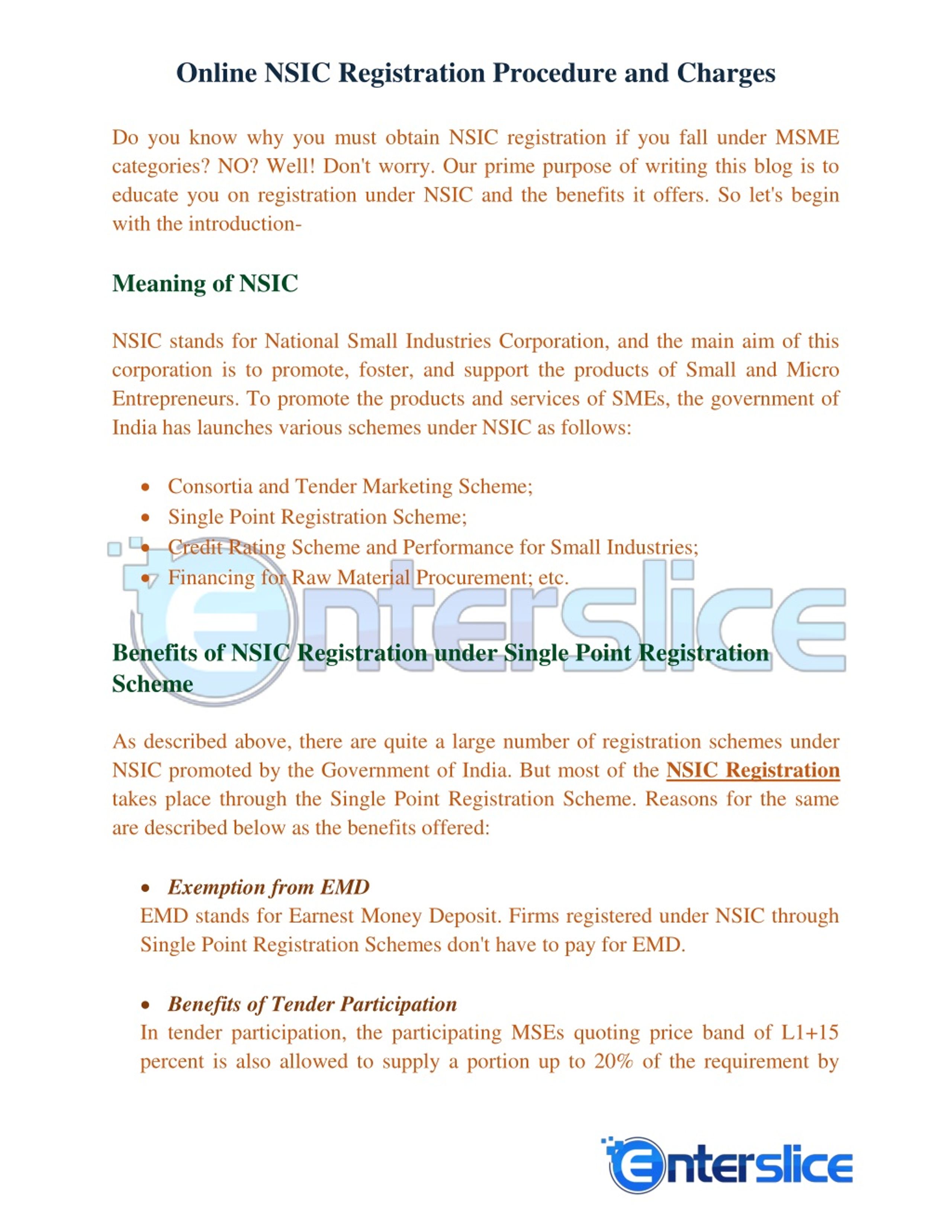 PPT - Online NSIC Registration Procedure and Charges PowerPoint Presentation - ID:8174690